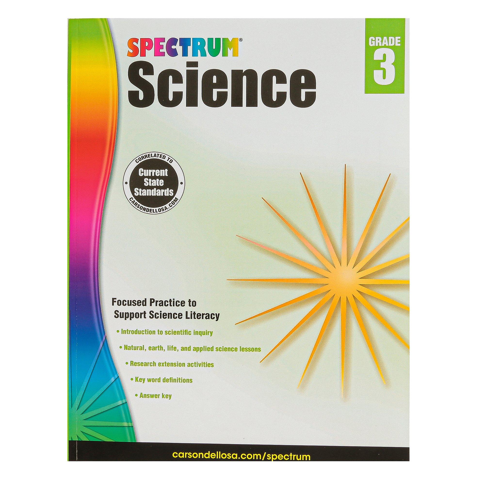 Spectrum Science Workbook, 144 Pages, Grade 3 | Mardel | 3256104