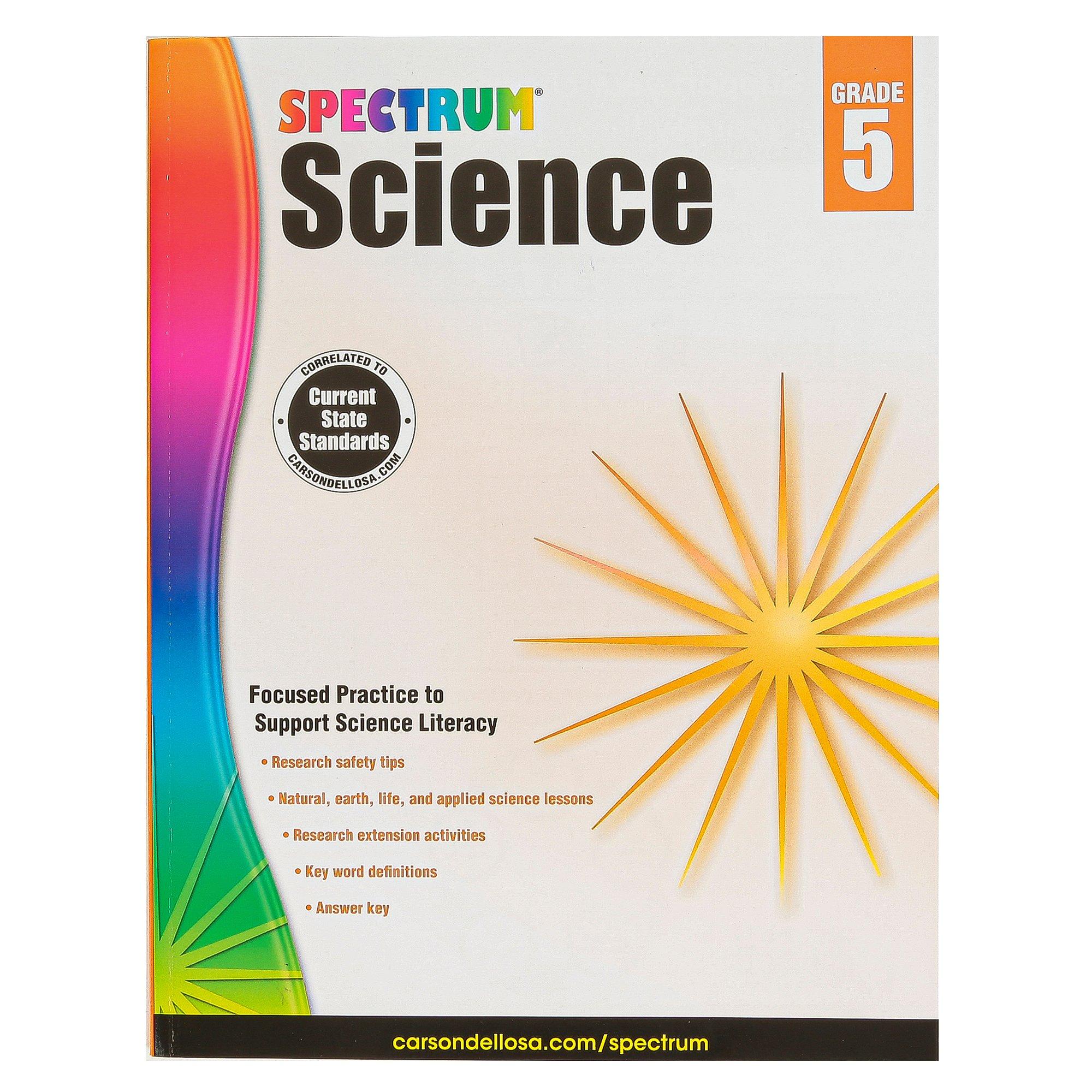 Spectrum Science Workbook, 144 Pages, Grade 5 | Mardel | 3256120