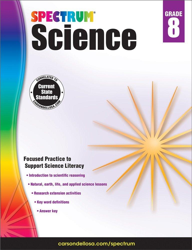 Spectrum Science Workbook, 176 Pages, Grade 8 | Mardel | 3256153