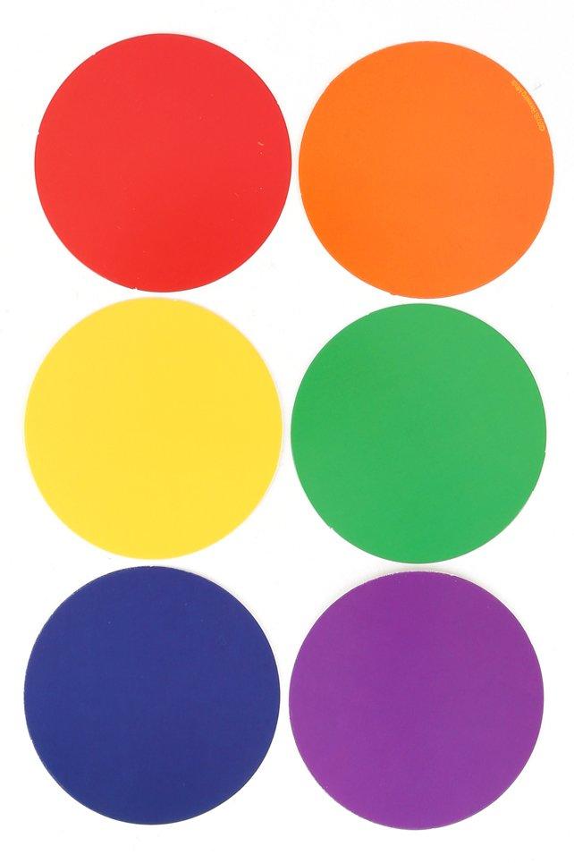 Primary Dots Large Cutouts, 6 Inches, 36 Pieces | Mardel | 3357274