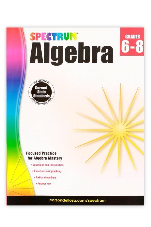Spectrum Algebra Workbook, 128 Pages, Grade 6-8 | Mardel | 3375797