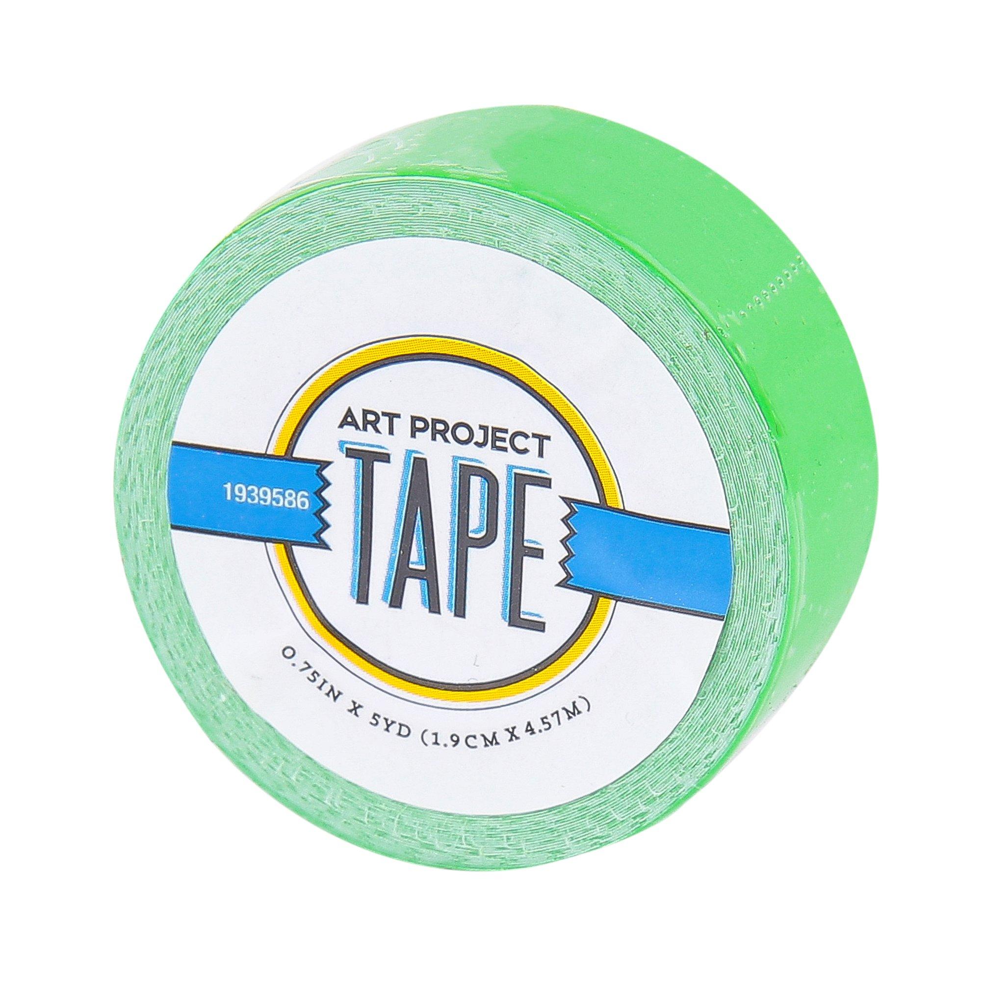 Neon Green Mini Art Project Tape, 3/4 inches x 5 yards, 1 Roll | Mardel ...
