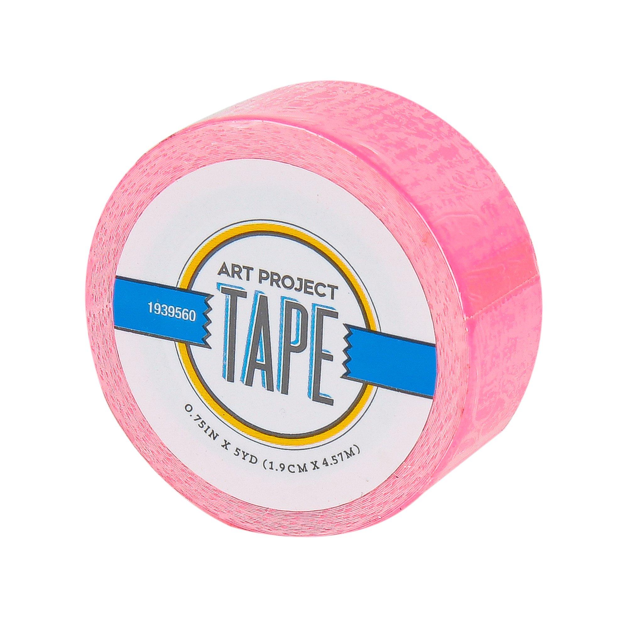 Neon Pink Mini Art Project Tape, 3/4 inches x 5 yards, 1 Roll | Mardel ...