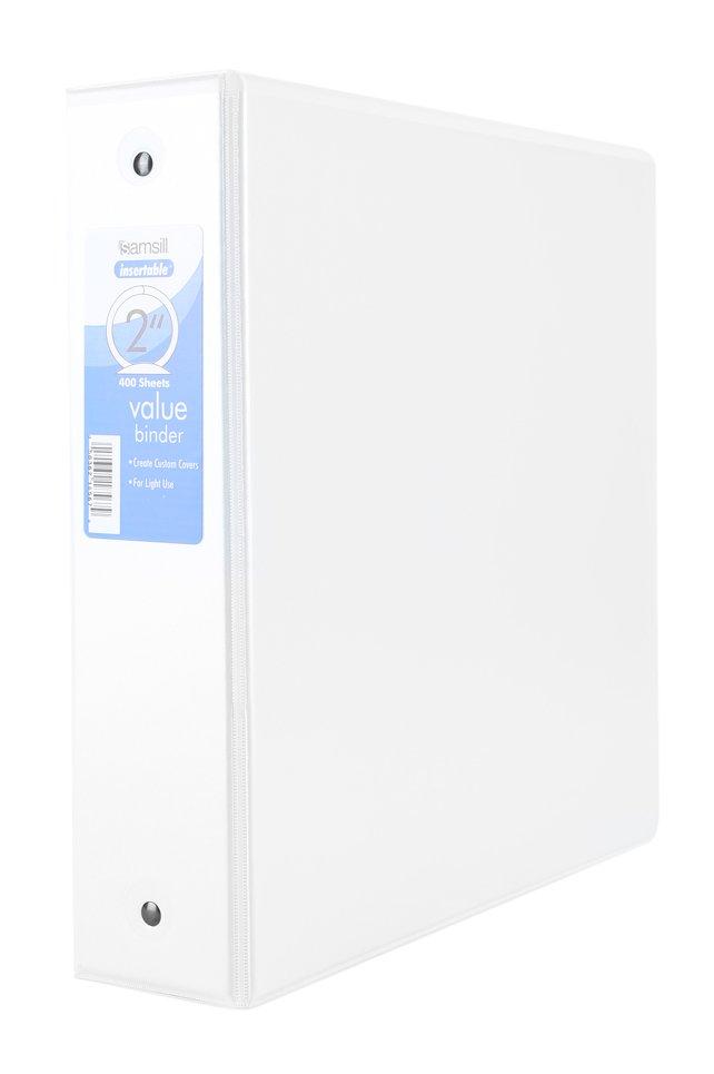 Samsill, Value View Binder, 2-inch, White | Mardel | 3448065