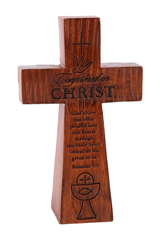 Dicksons, Confirmed in Christ Table Cross, Woodgrain, 5 inches | Mardel ...