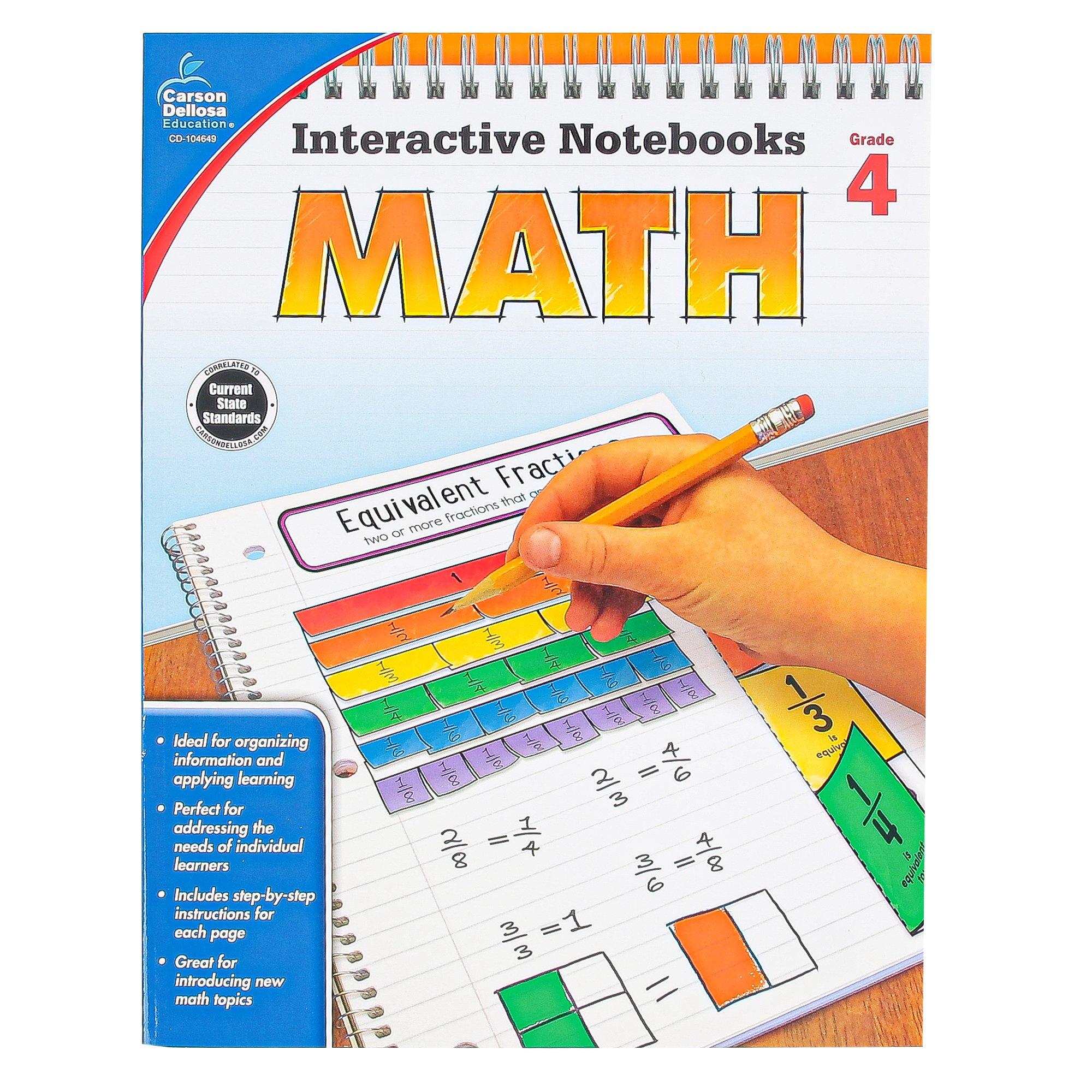 Interactive Notebooks Math Reproducible Book, Grade 4 | Mardel | 3489218