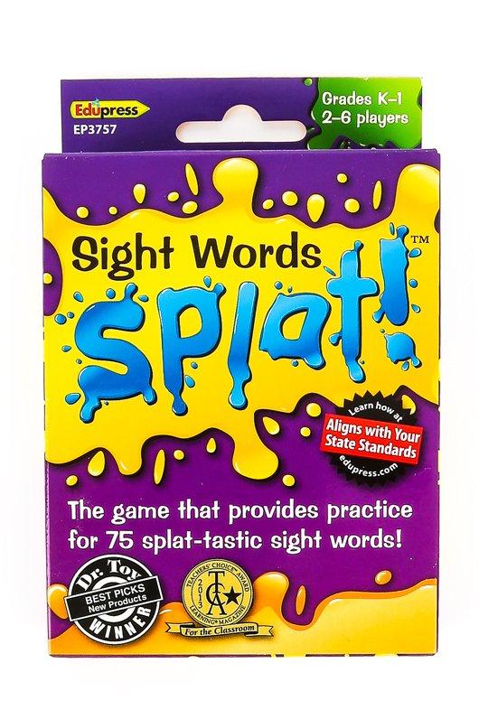 Sight Words Splat Card Game, 2 to 6 Players, K and Up | Mardel | 3493095