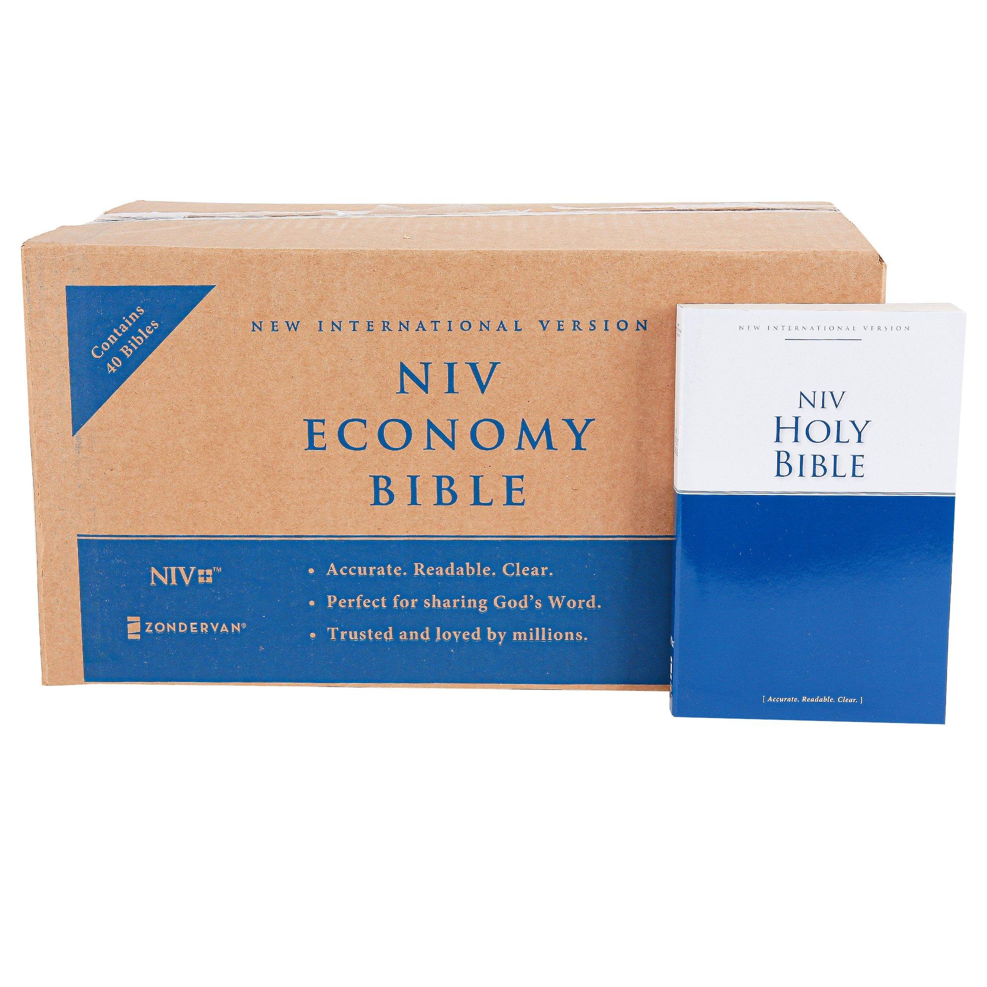 NIV Economy Outreach Bible, Case of 40 | Mardel | 3568235