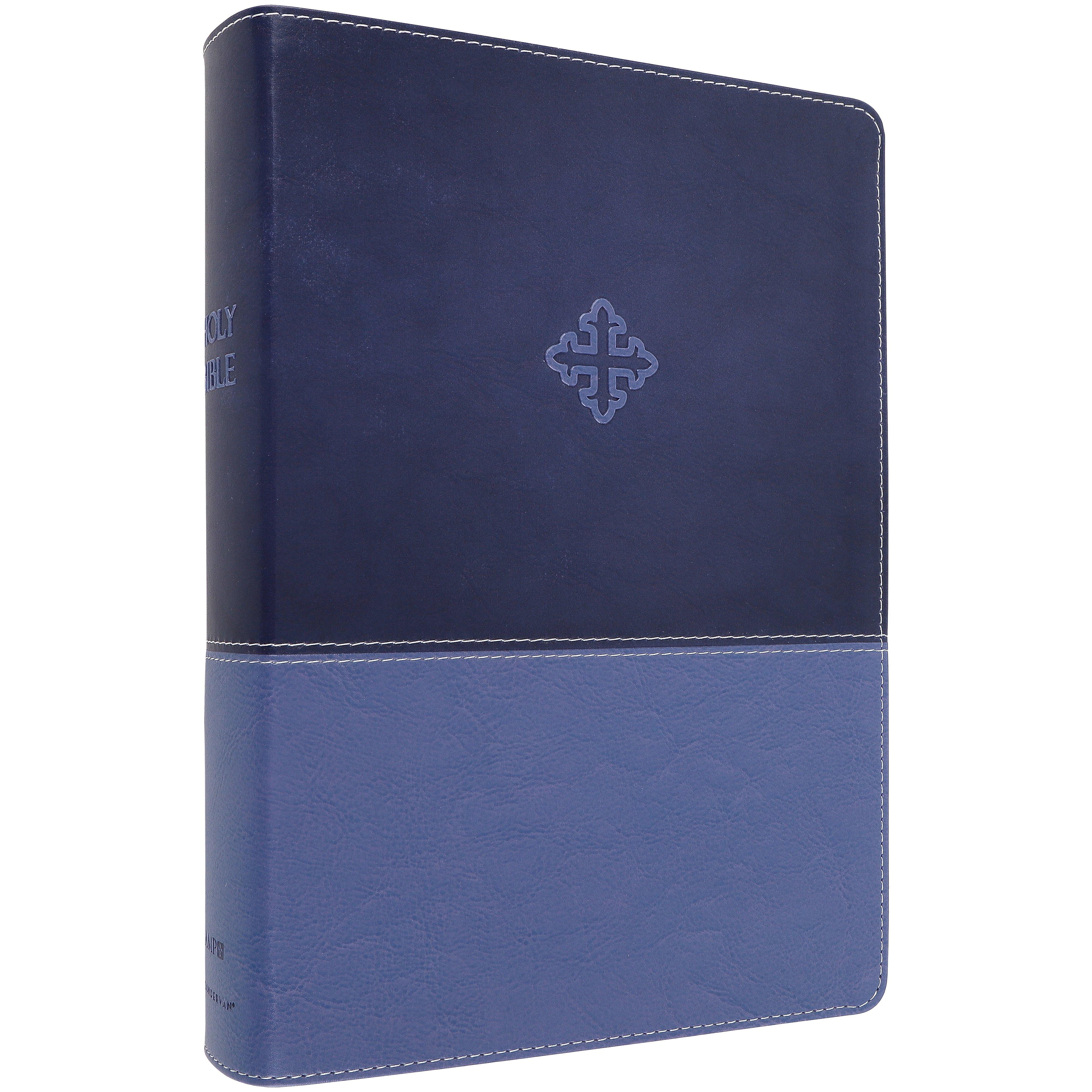 The Amplified Study Bible, Imitation Leather, Large Print, Purple ...