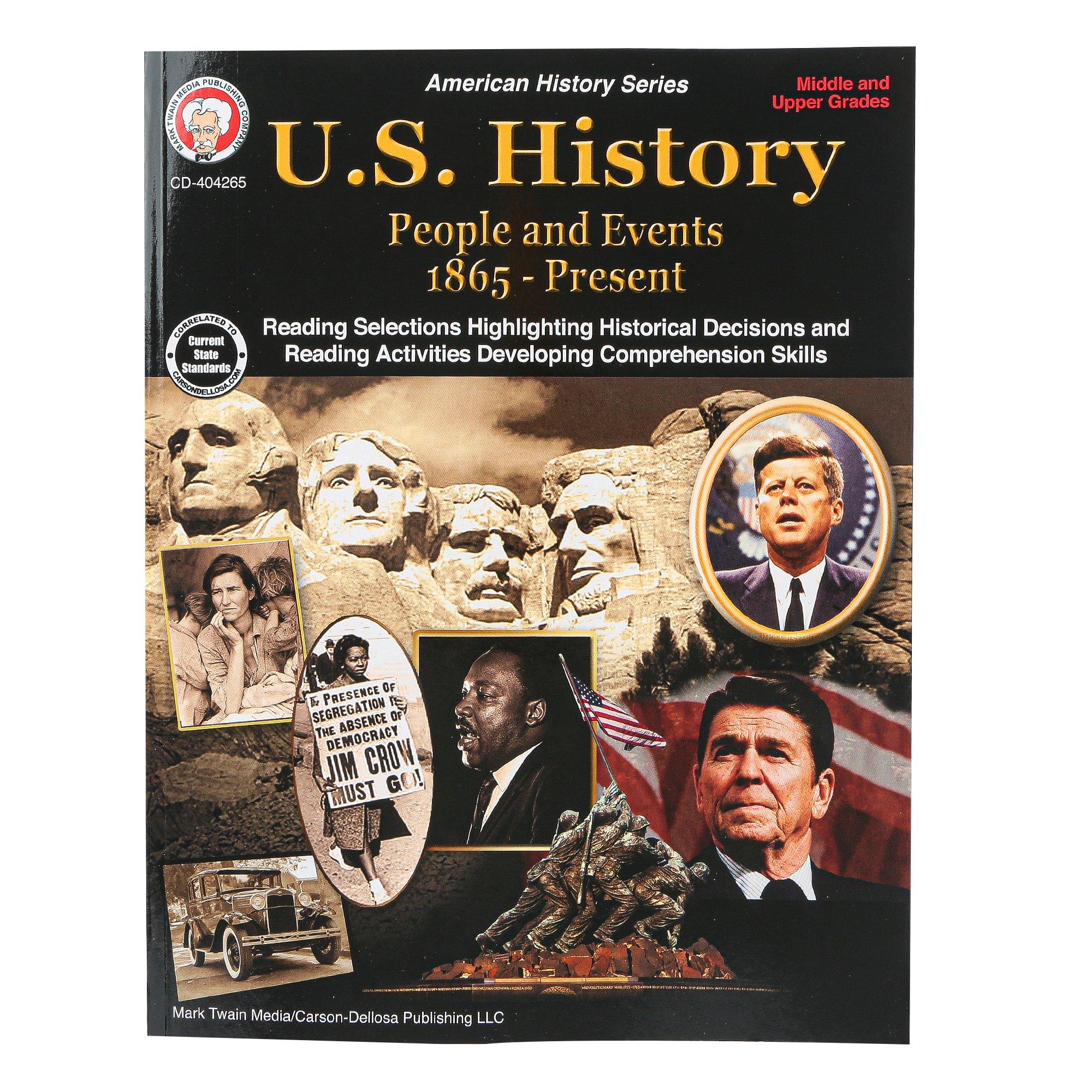 U.S. History People & Events 1865-Present, Grades 6 to 12 | Mardel ...