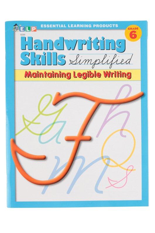 Handwriting Skills Maintaining Legible Writing, Grade 6 | Mardel | 3615200