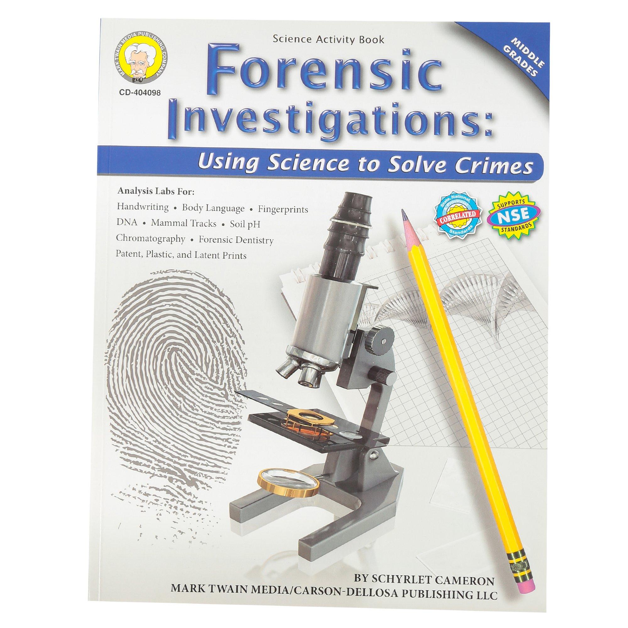 Forensic Investigations Resource Book, 78 Pages, Grades 6-8 | Mardel ...