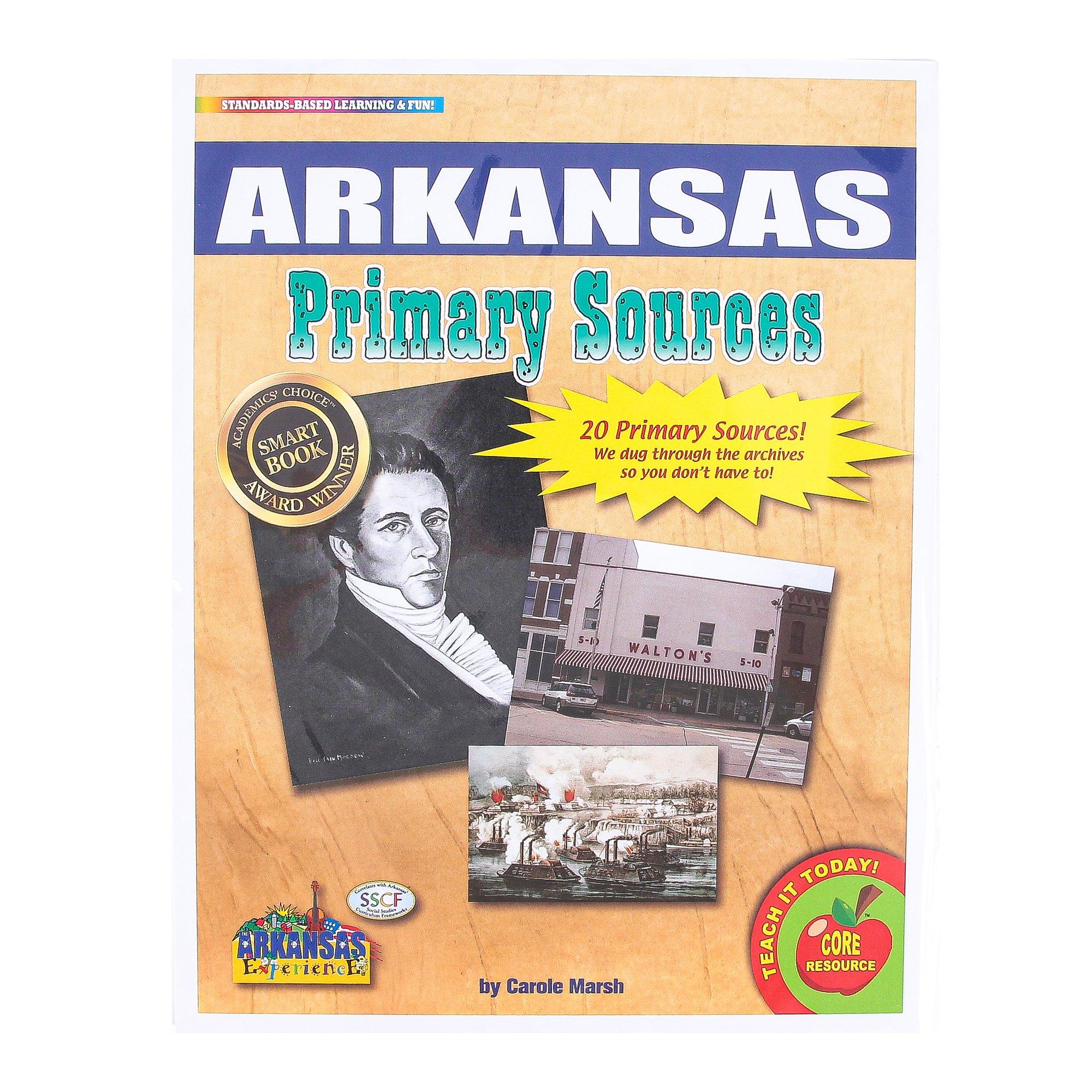 Arkansas Primary Sources, Grades 3 to 12, 20 Pieces | Mardel | 3623055