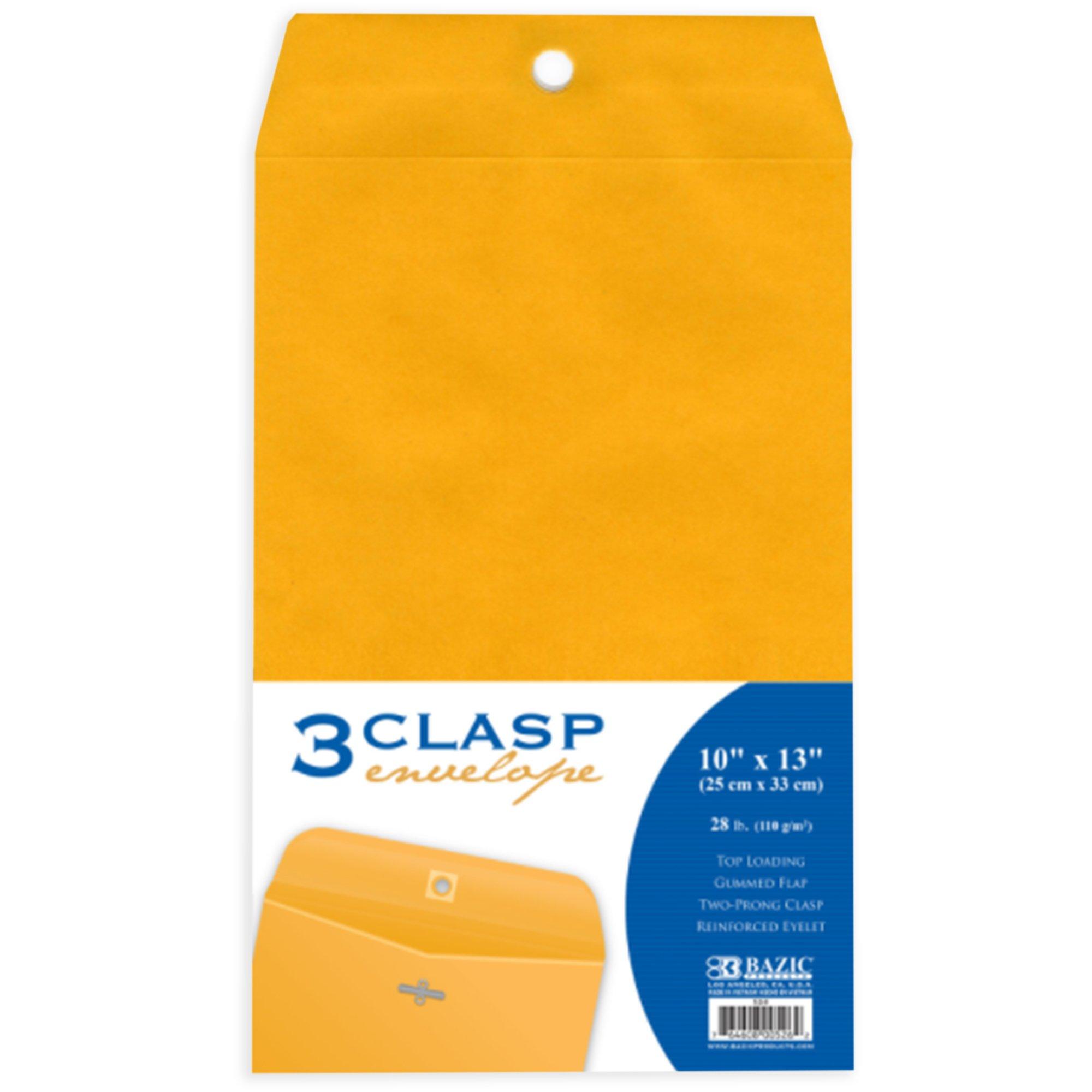 Clasp Envelopes, Yellow, 10 x 13 inches, Set of 3 | Mardel | 3631520