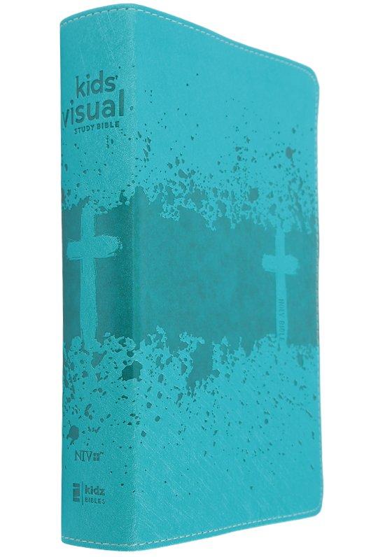 NIV Kids' Visual Study Bible, Duo-Tone, Teal | Mardel | 3632585