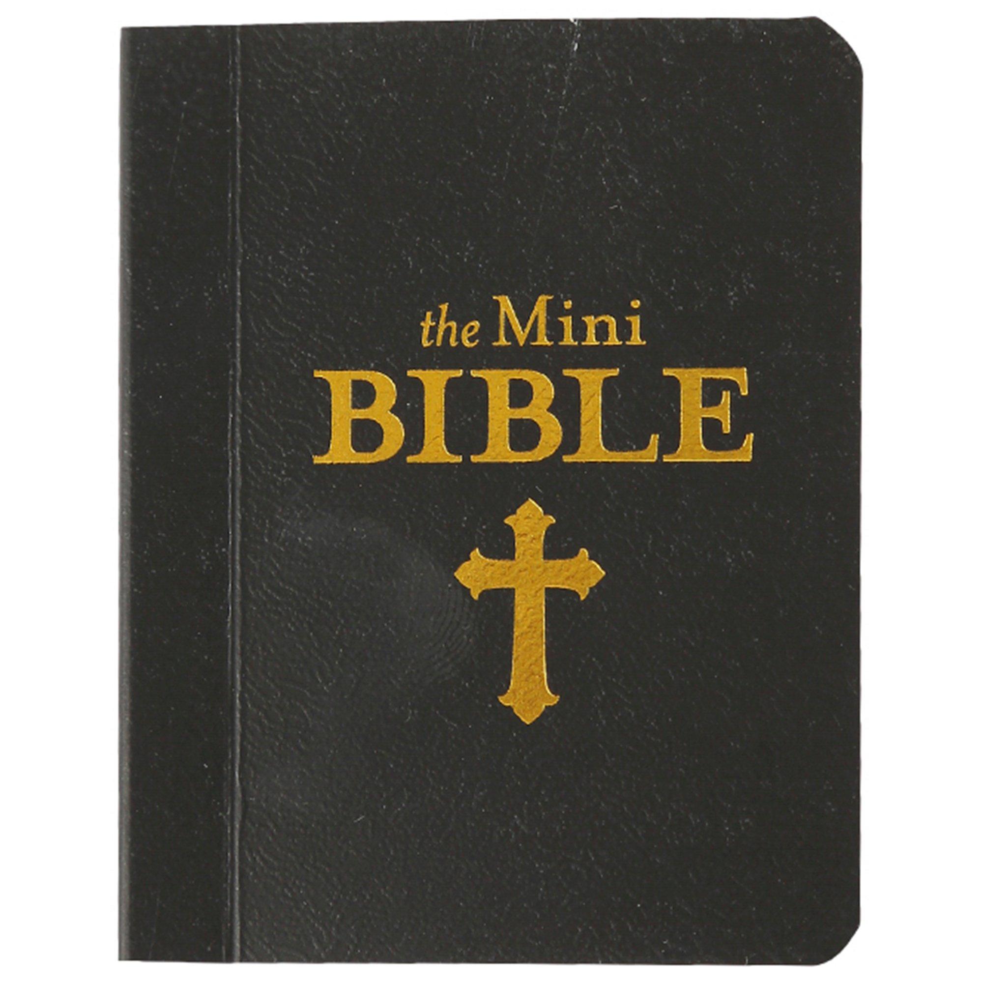 The Mini Bible, Black, 2 x 2.5 Inches | Mardel | 3637055