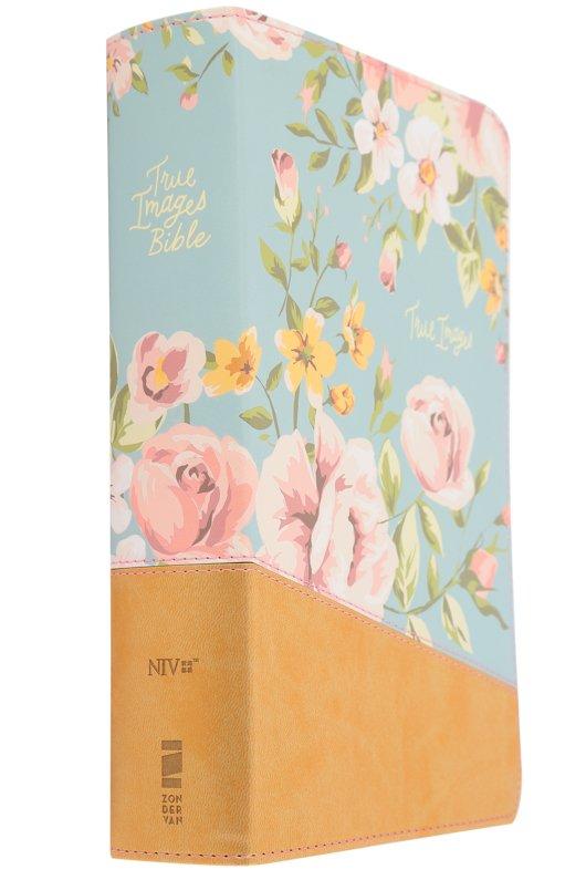 NIV True Images Bible for Teen Girls, Duo-Tone, Blue and Gold | Mardel ...