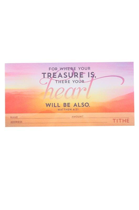 For Where Your Treasure Is Envelopes, 100 Envelopes | Mardel | 3639192