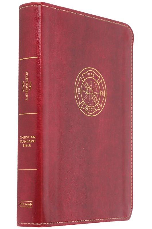 CSB Firefighter's Bible, Imitation Leather, Red | Mardel | 3646585