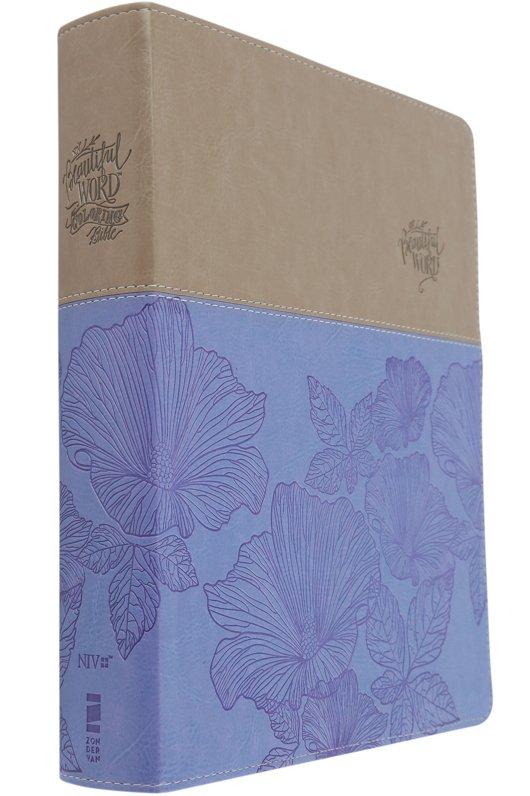 NIV Beautiful Word Large Print Color & Journal Bible, Imitation Leather ...