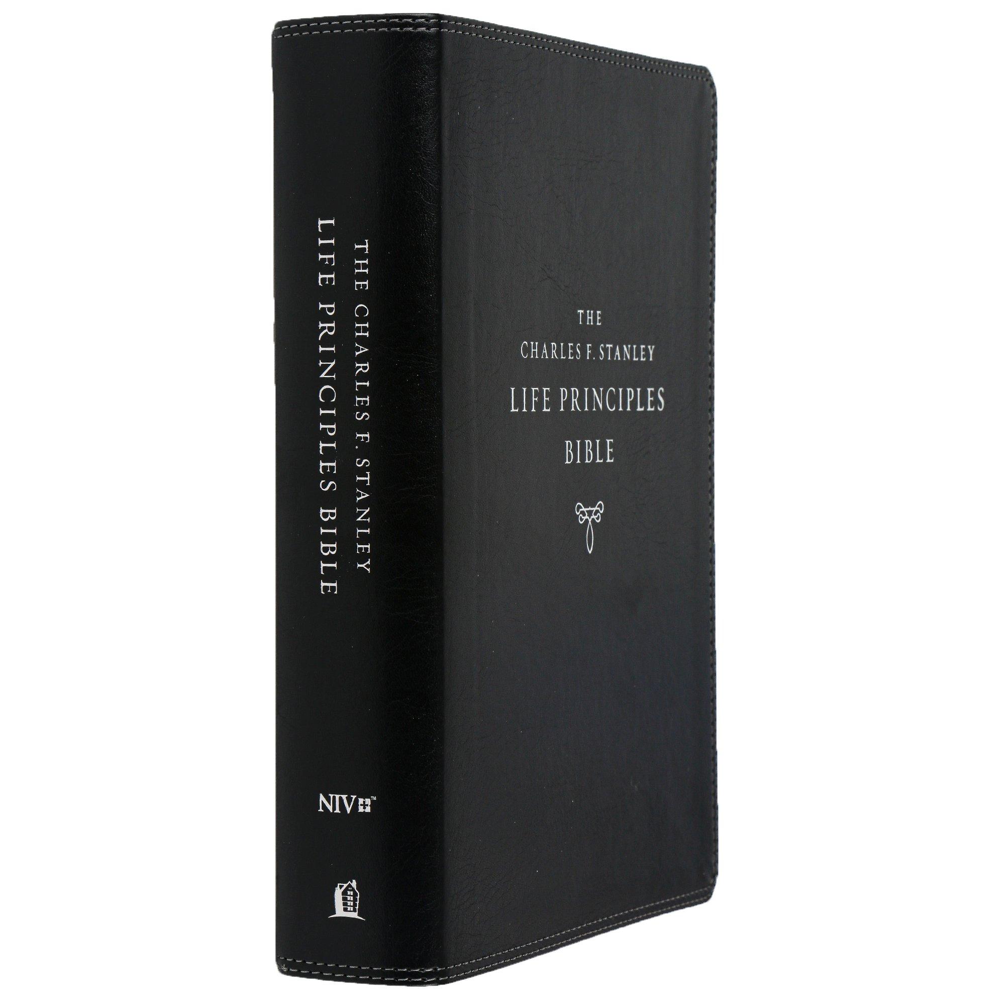 NIV The Charles F. Stanley Life Principles Bible, Black | Mardel | 3648433