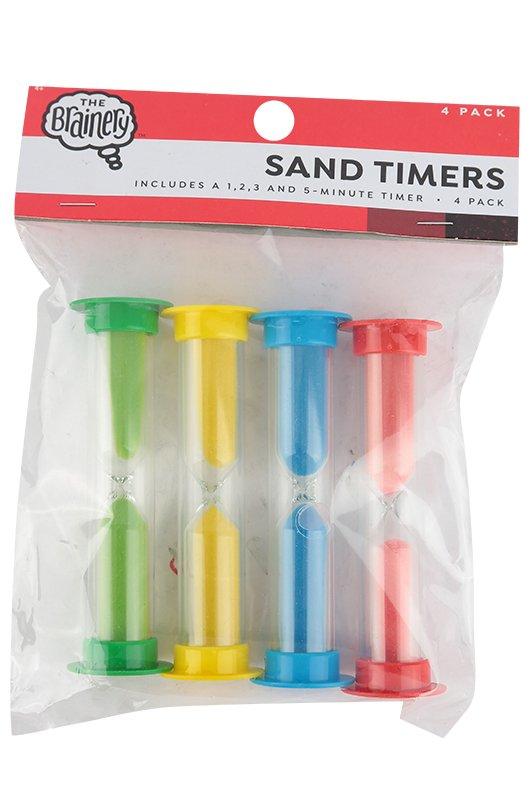 Sand Timers, 1-5 Minutes, 4 Pieces, Grades PK & Older | Mardel | 3650678