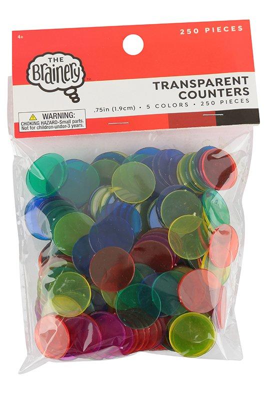 The Brainery, Transparent Counters, 250 Counts | Mardel | 3650793