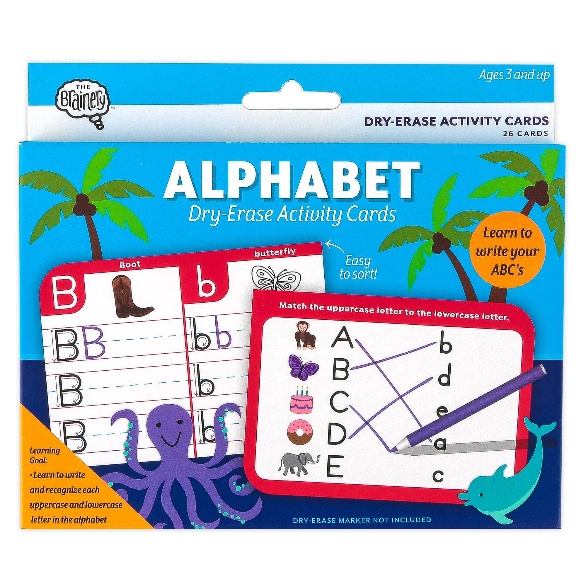 Alphabet Dry Erase Activity Cards, Grades PreK to 1 | Mardel | 3662863