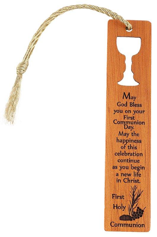First Communion Wood Bookmark, 5 Inches | Mardel | 3672342