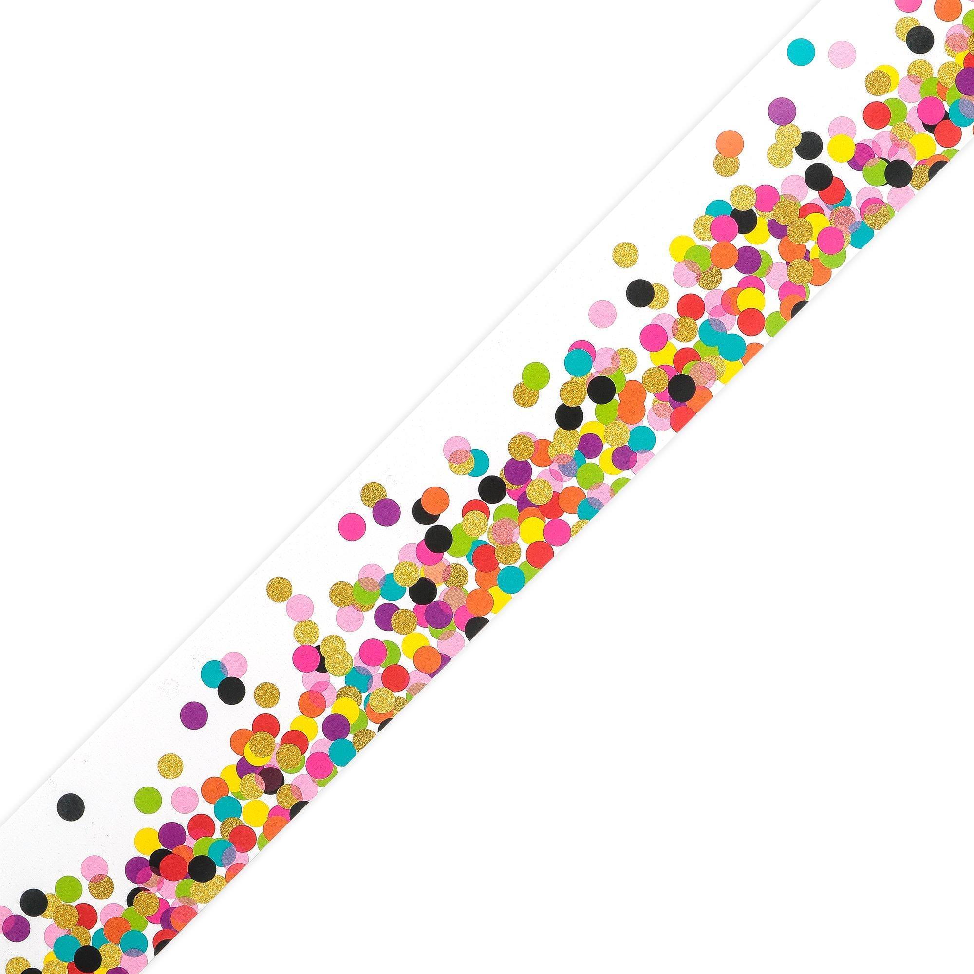 Rainbow Confetti Straight Border, 35 Feet | Mardel | 3699055