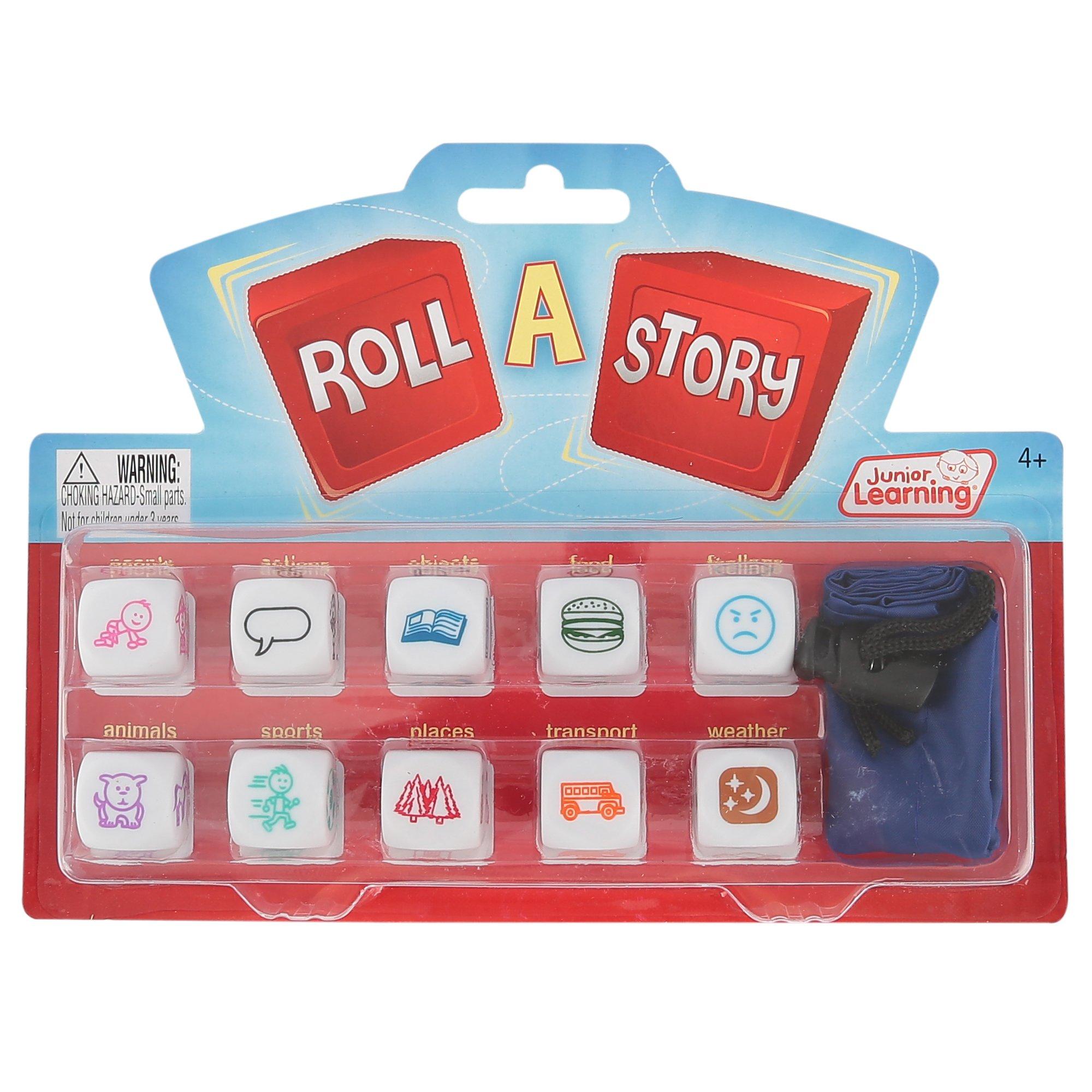 Roll-A-Story Game, 12 Pieces, 1 or More Players, Grades K-4 | Mardel ...