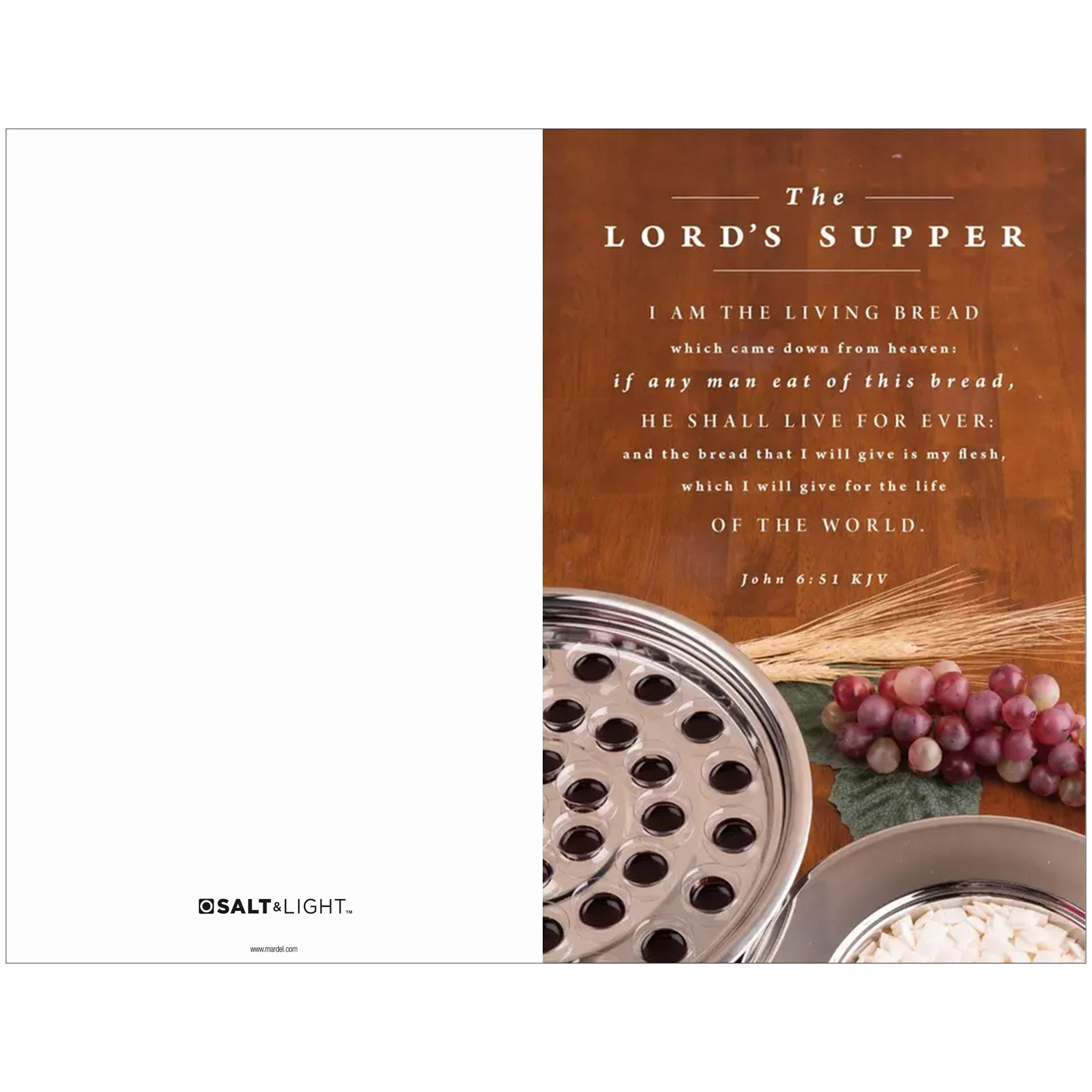 The Lord's Supper Church Bulletins, 100 Count | Mardel | 3717980