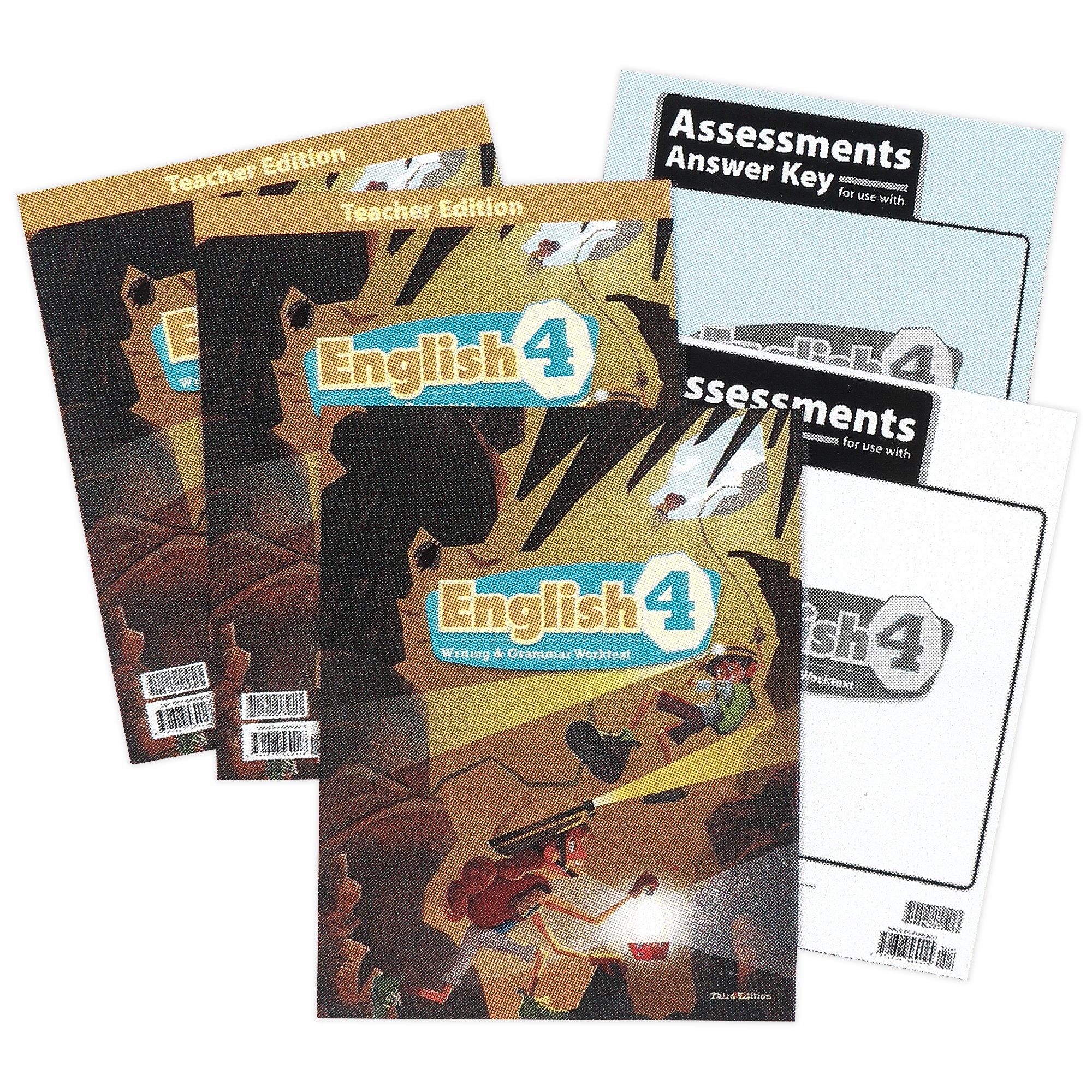 English 4 Writing & Grammar Complete Subject Kit 3rd Edition, Grade 4 ...