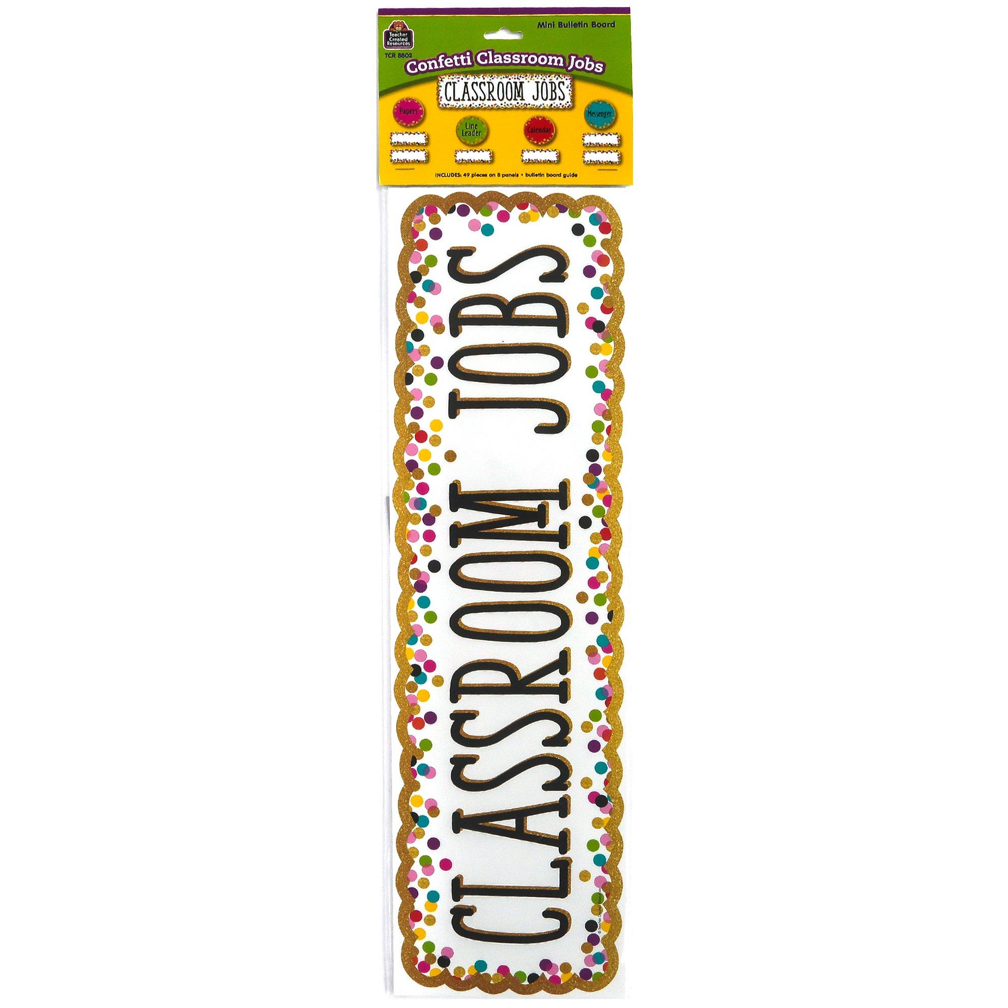 Confetti Class Jobs Mini Bulletin Board Set | Mardel | 3774247
