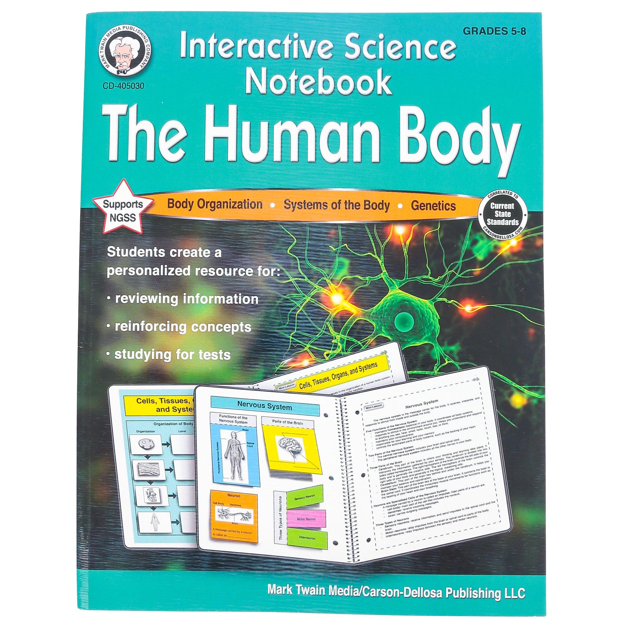 Interactive Science Notebook The Human Body, Grades 5-8 & up | Mardel ...