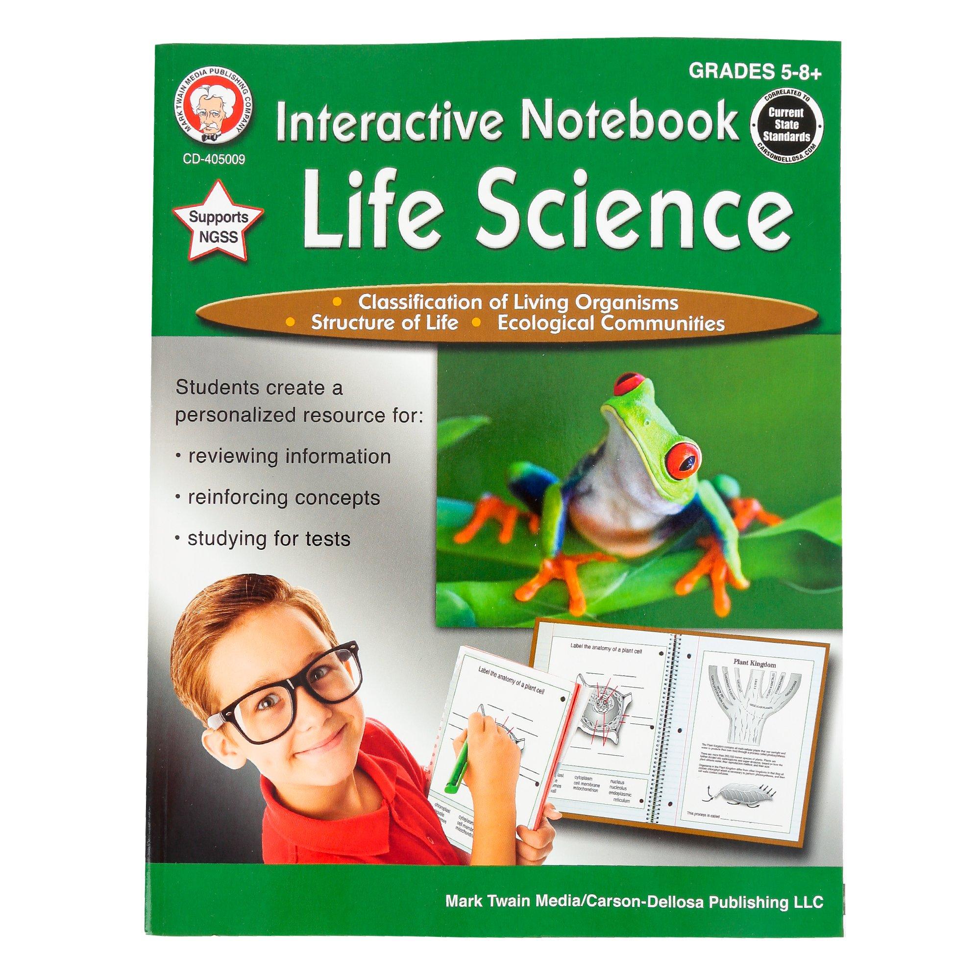 Interactive Notebook Life Science Resource Book, Grades 5 & up | Mardel ...