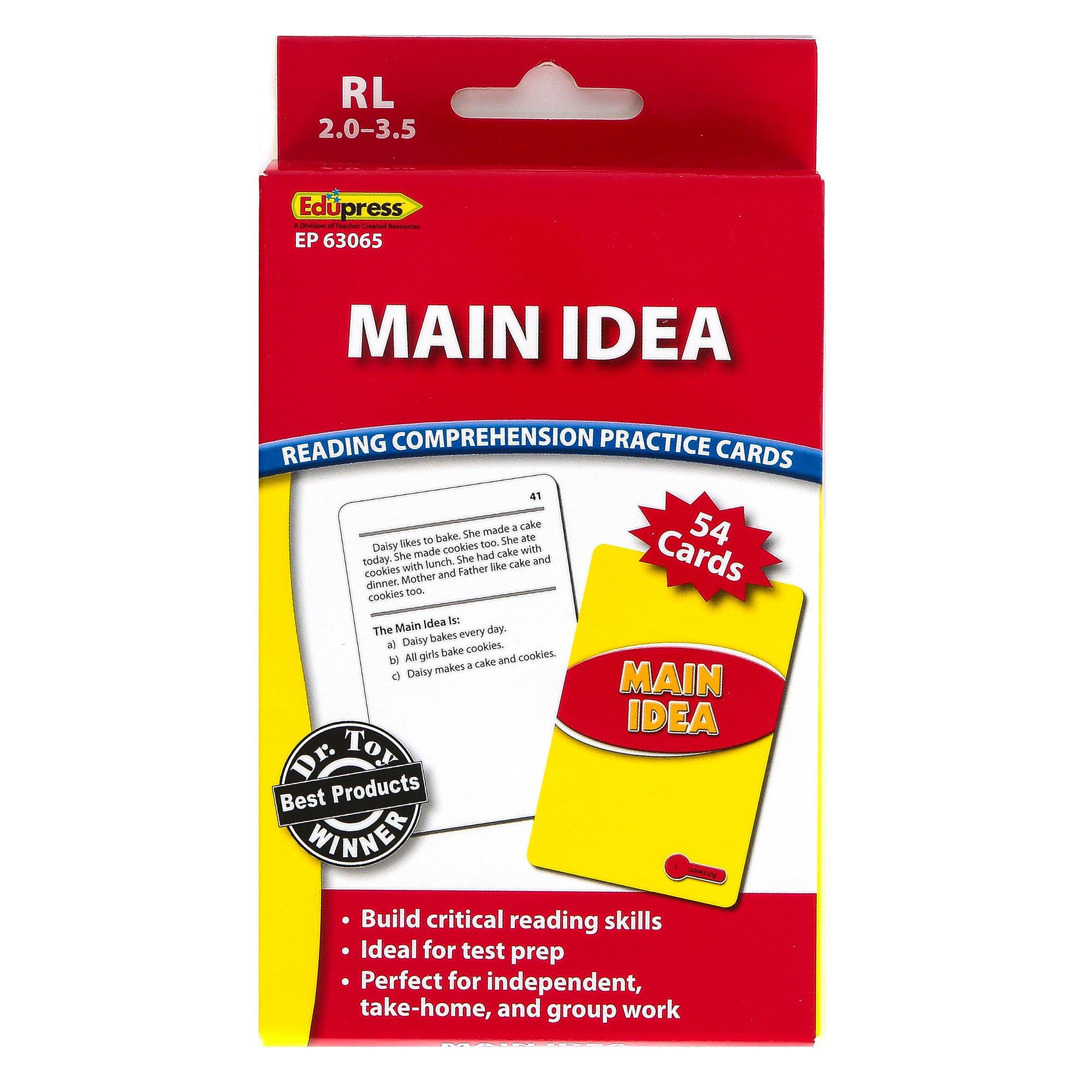 Reading Comprehension Practice Cards, 54 Cards, Reading Level 2-3.5 ...