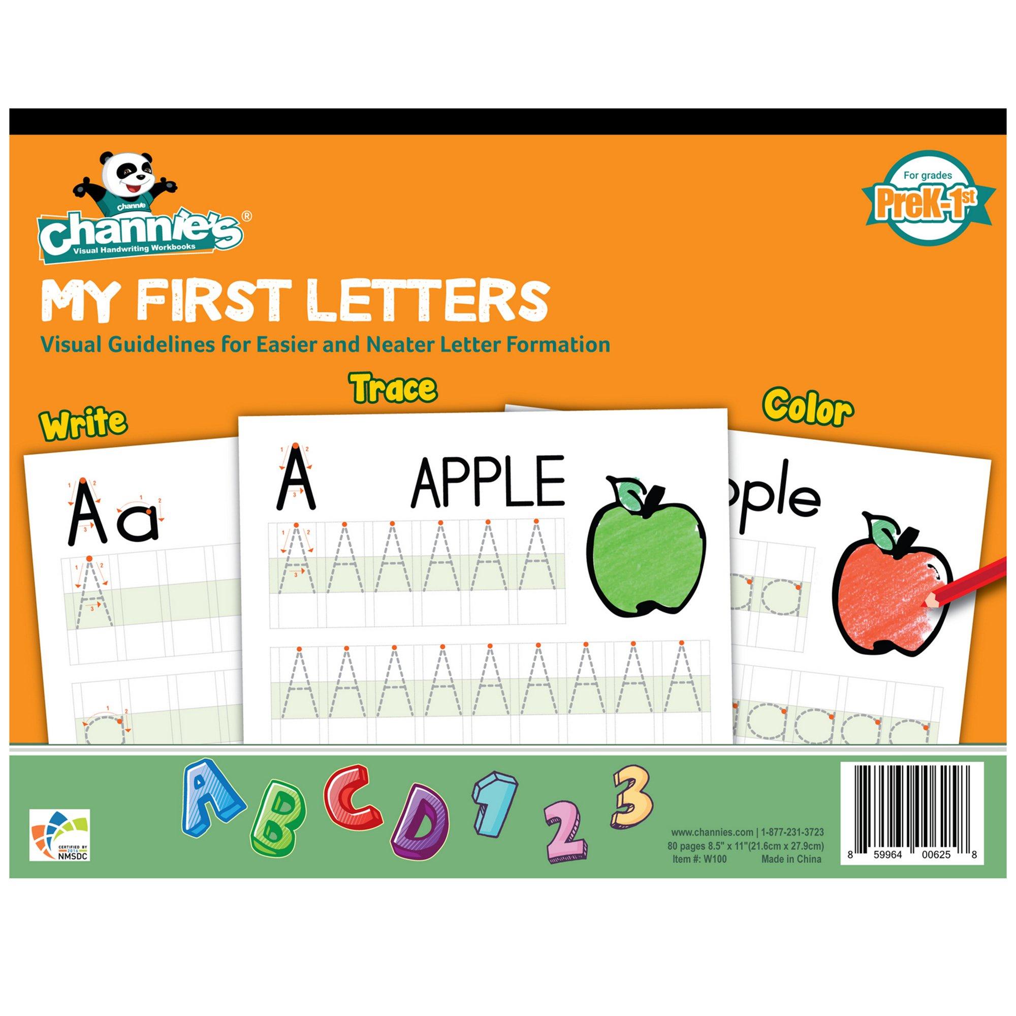 My First Letters Pad, 80 Sheets, Grades PreK-1 | Mardel | 3800109