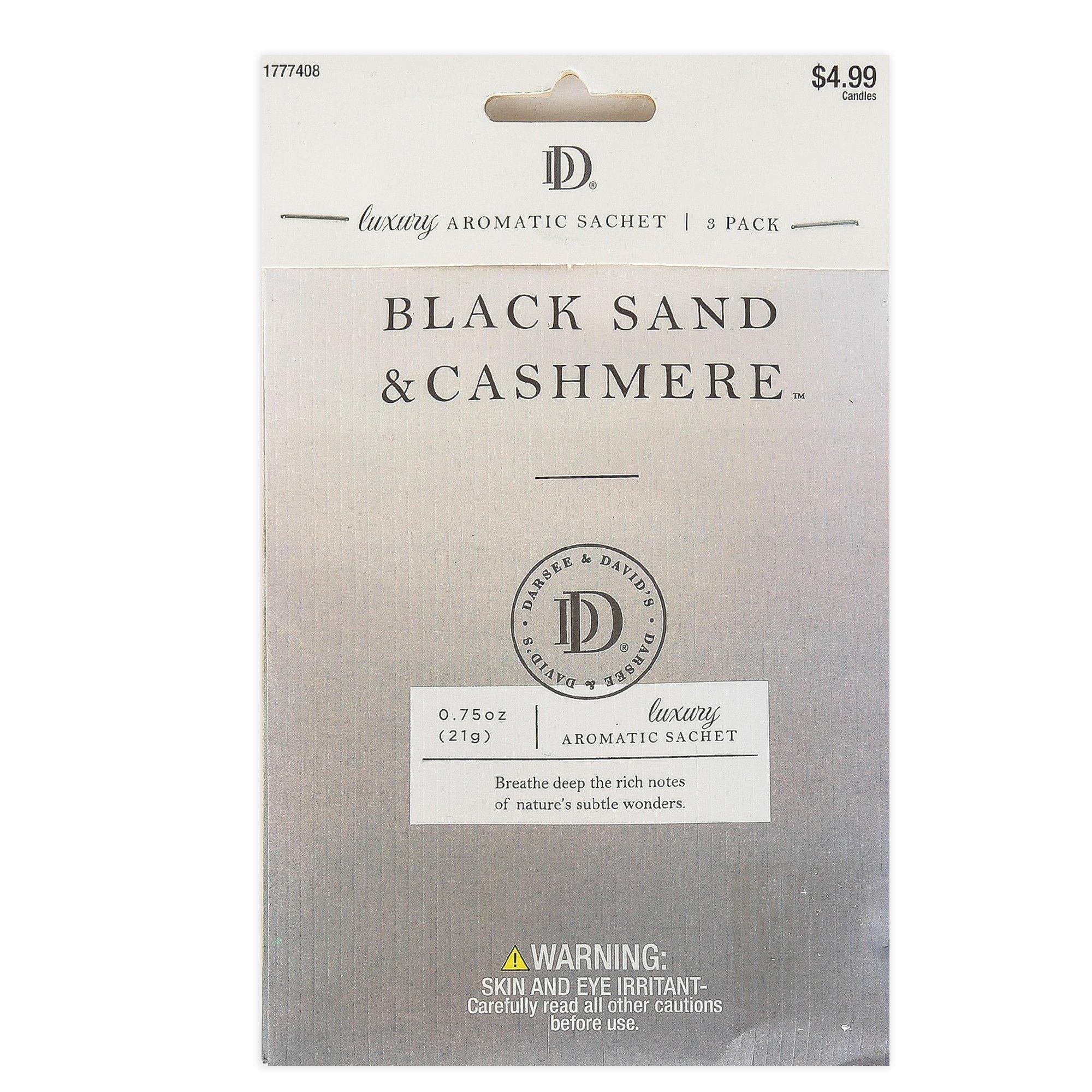 D&D, Black Sand & Cashmere Luxury Aromatic Sachets, .75 Ounces | Mardel ...