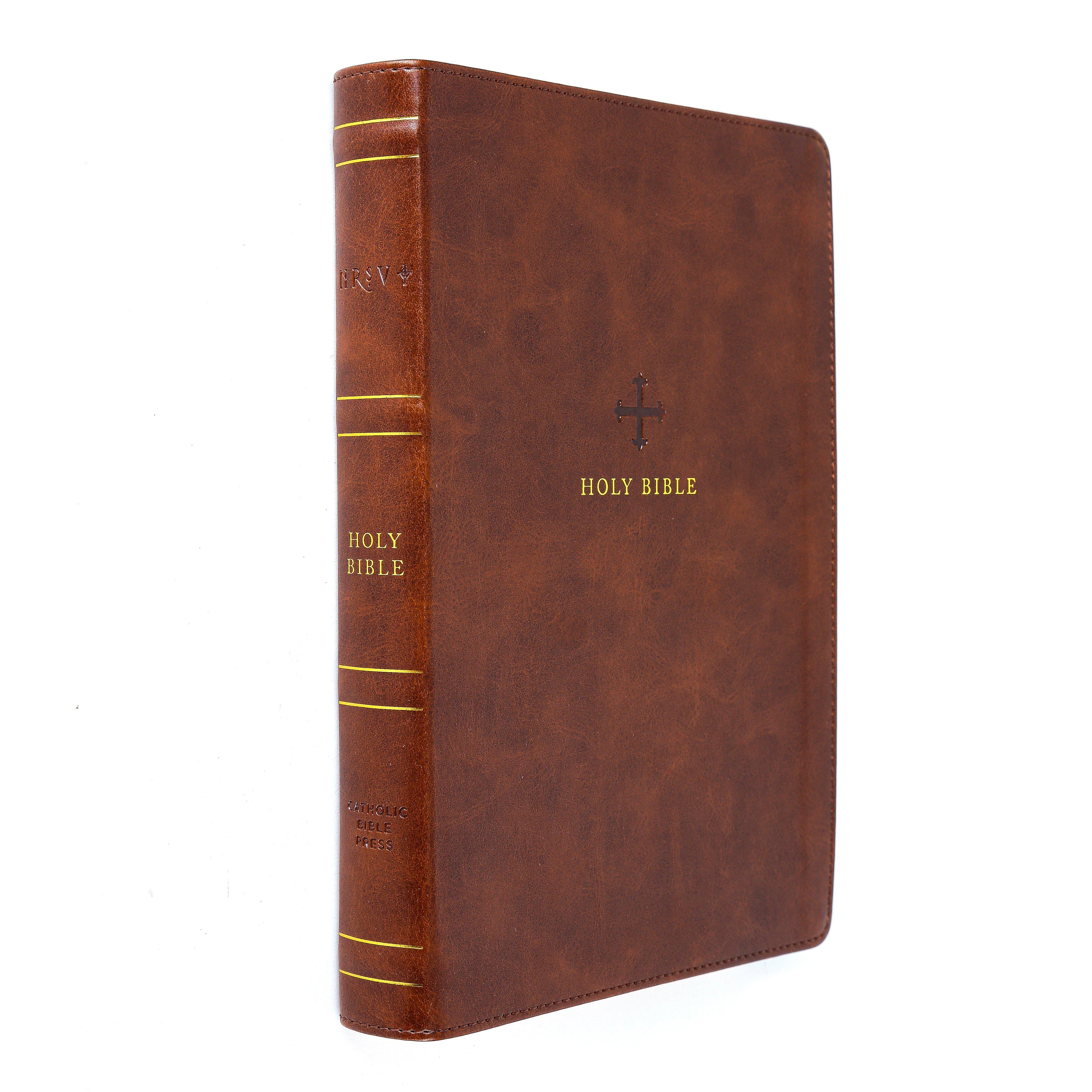 NRSV Catholic Large Print Bible, Brown | Mardel | 3838984