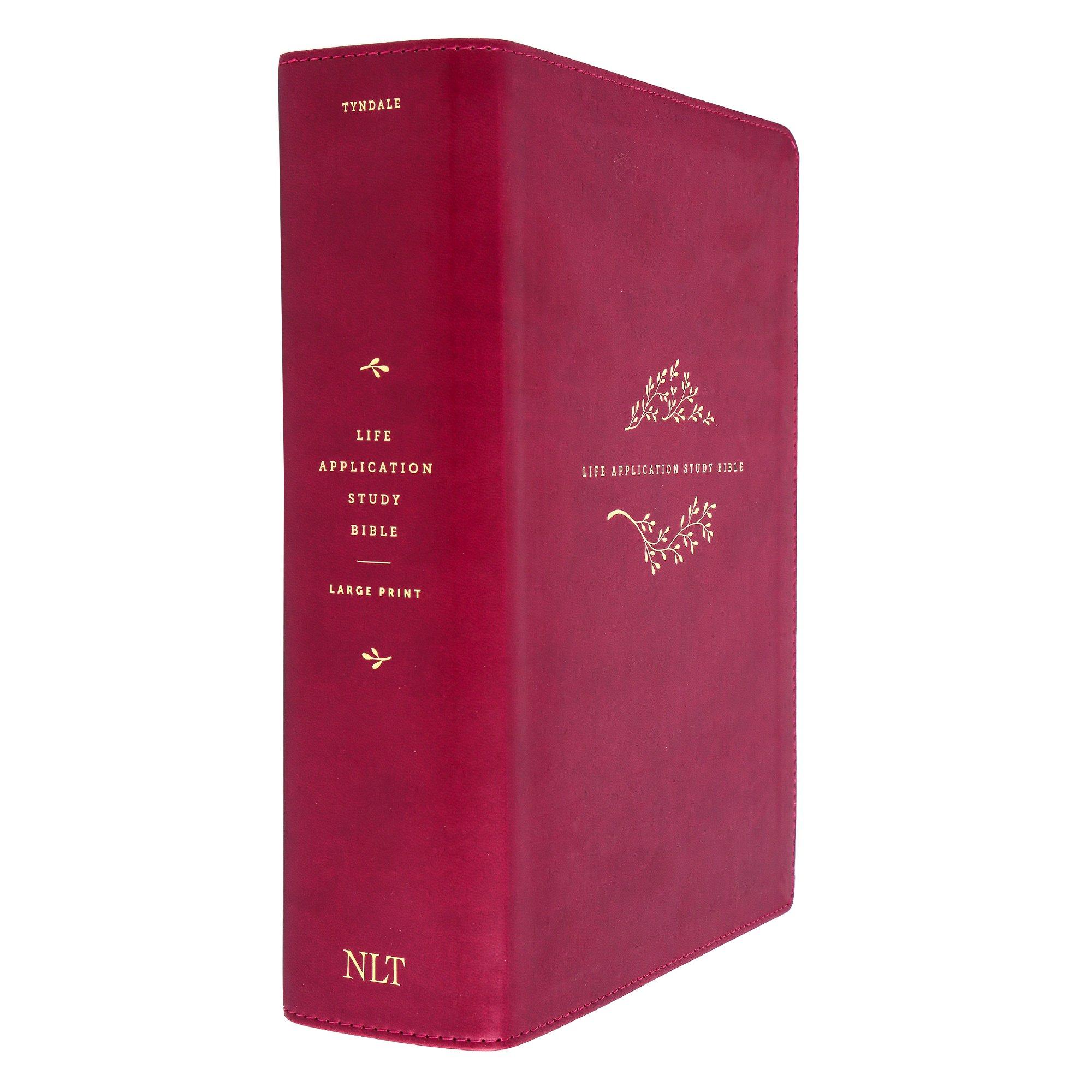 NLT Life Application Study Bible, Large Print, 3rd Edition, Red Letter ...