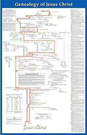 Genealogy of Jesus Christ, by Rose Publishing, Wall Chart | Mardel ...