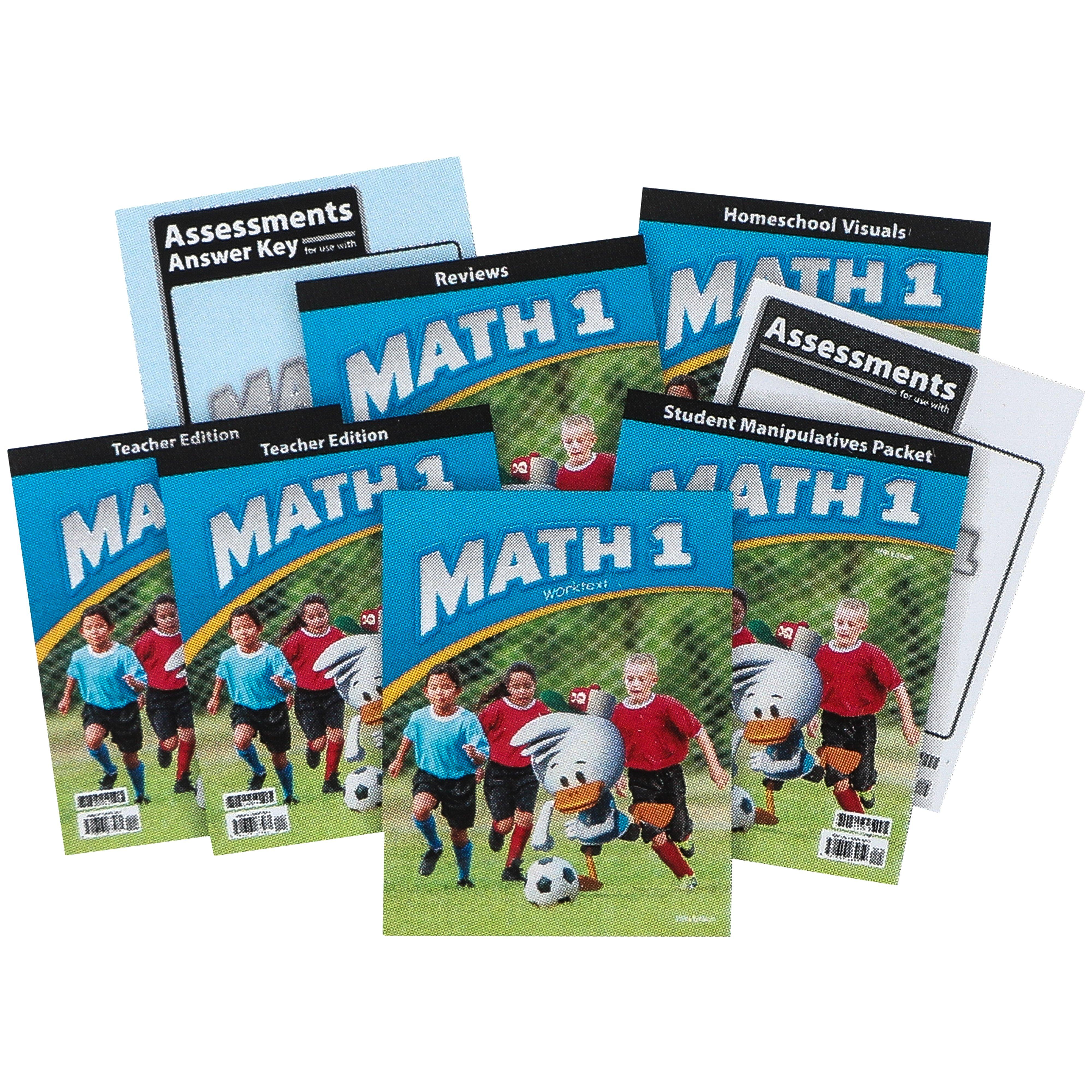 BJU Press, Math 1 Complete Subject Kit, 5th Edition, Grade 1 | Mardel ...