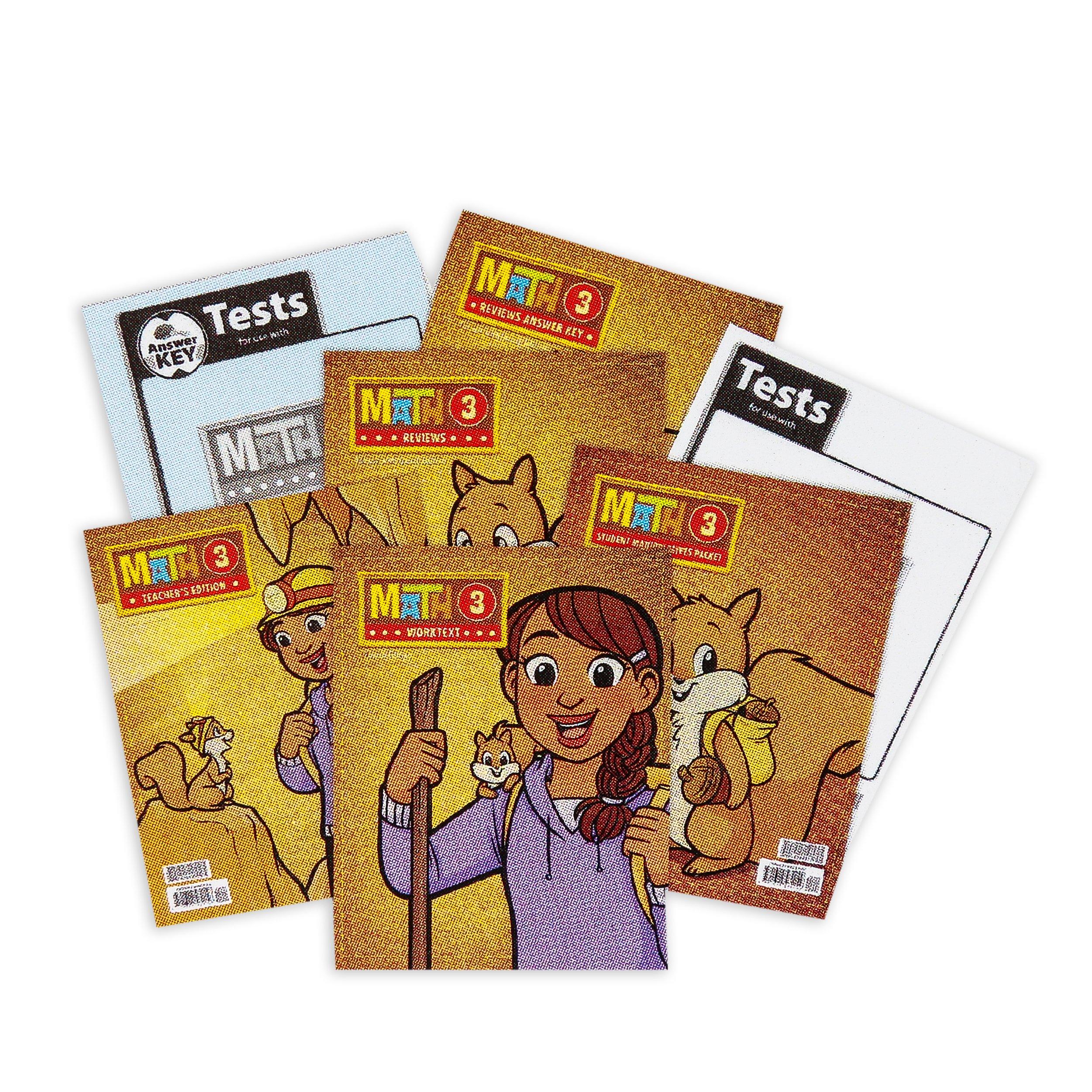 BJU Press Math 3 Complete Subject Kit 4th Edition, Grade 3 | Mardel ...