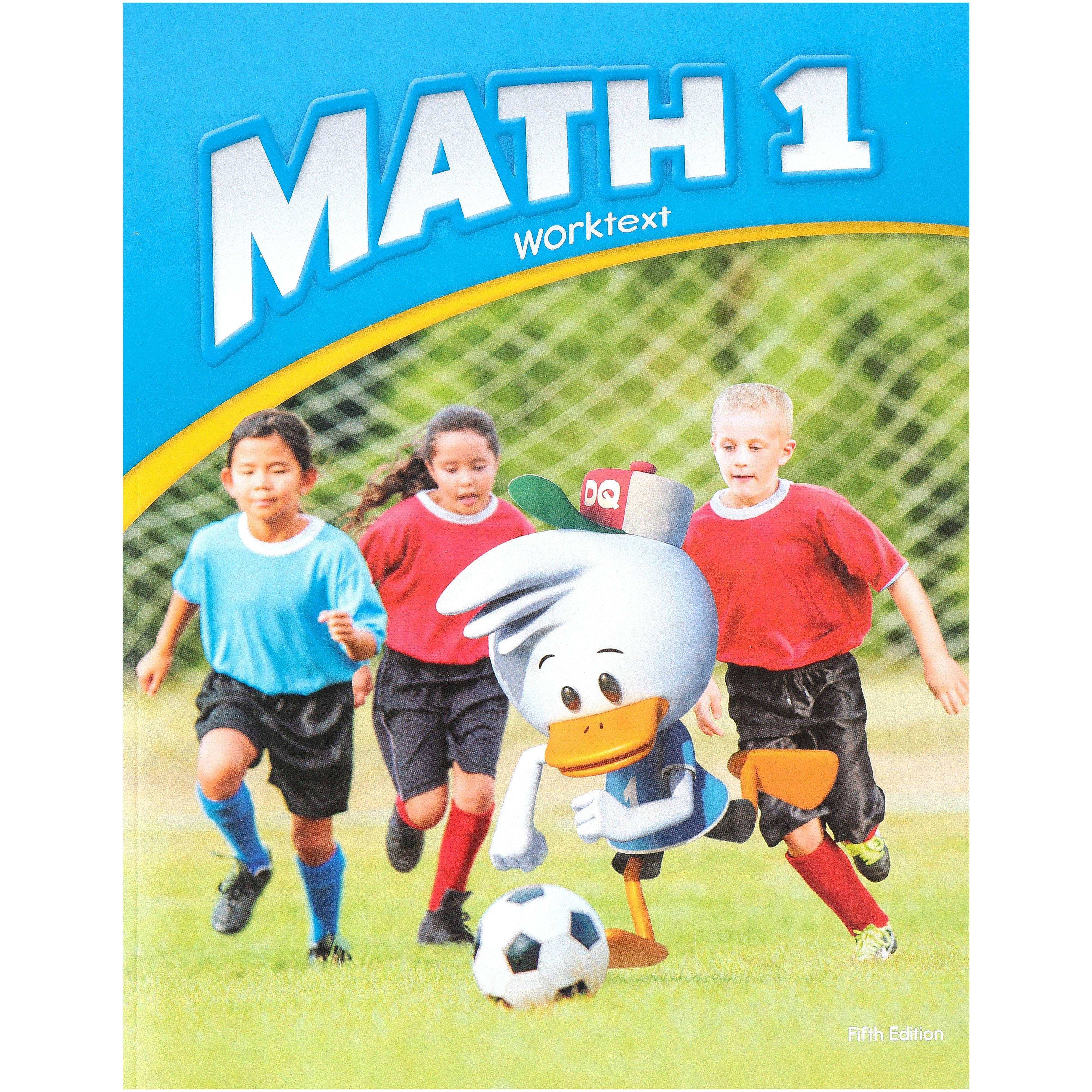 BJU Press Math 1 Student Worktext 5th Edition, Grade 1 | Mardel | 3849221