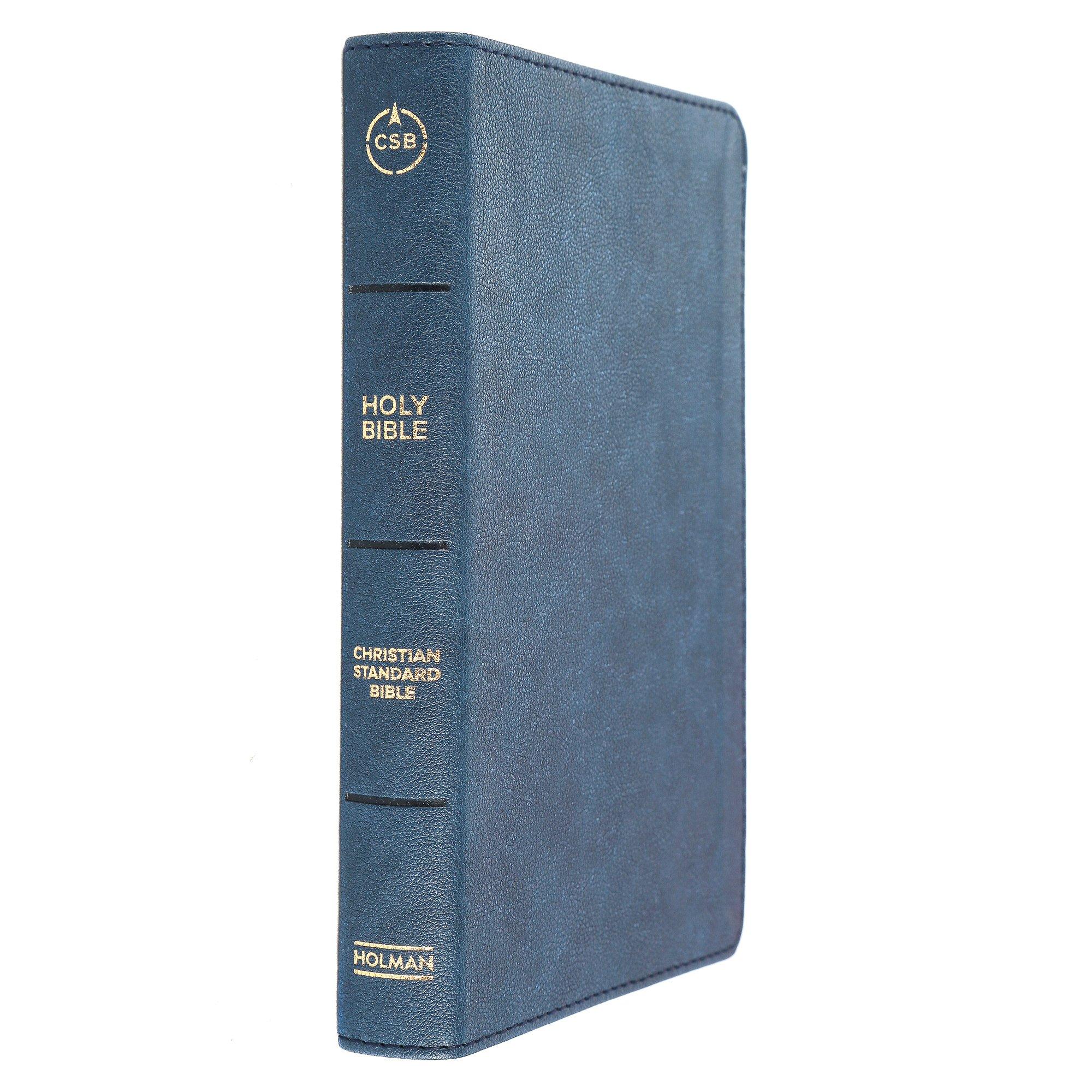 CSB Personal Size Bible, Imitation Leather, Navy, Red Letter | Mardel ...