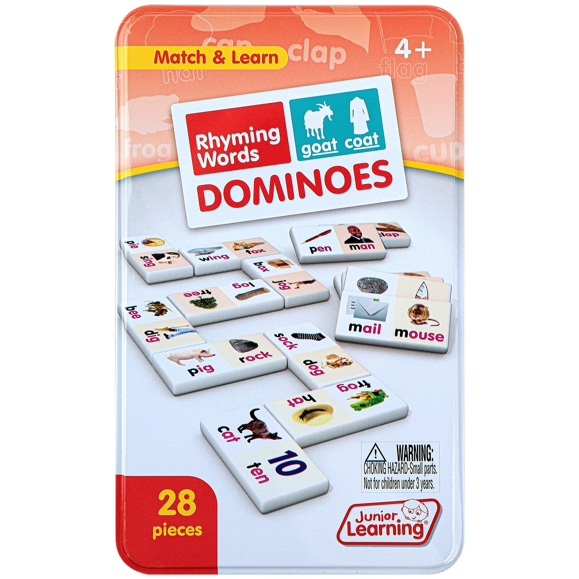 Match & Learn Rhyming Words Dominoes, 28 Pieces, Ages 5 and Up | Mardel ...