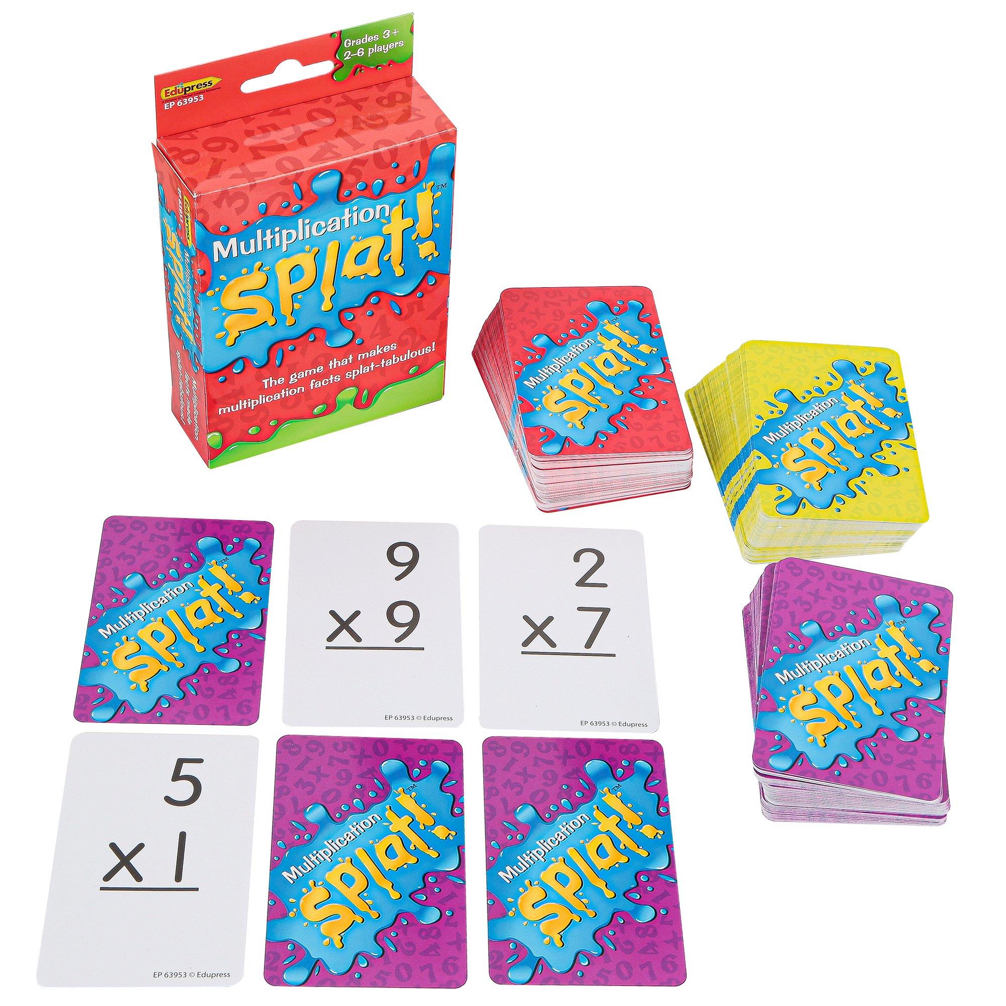 Math Splat Multiplication Game, 2-6 Players, Grades 3 and up | Mardel ...
