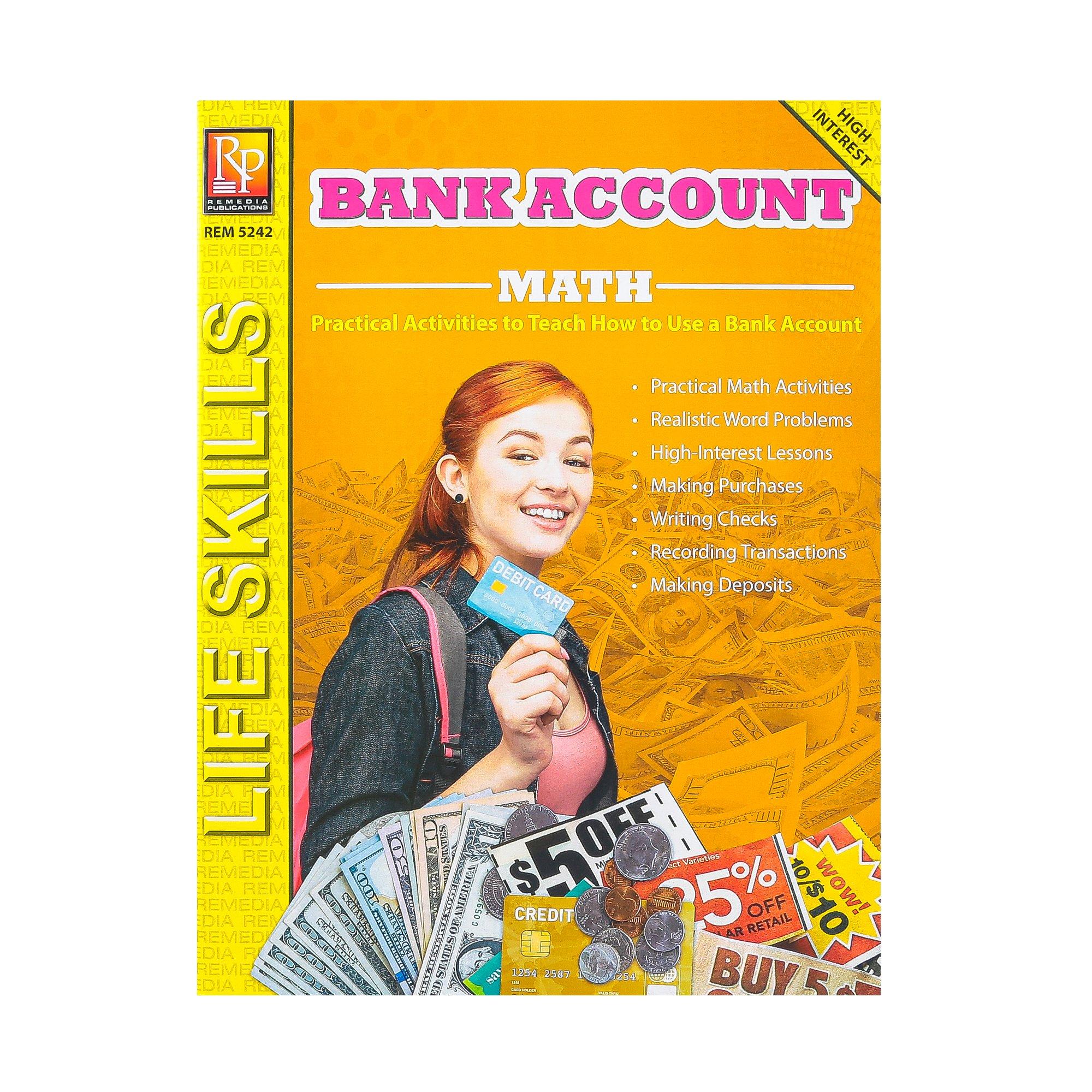 Life Skills Series Bank Account Math Reproducible, Grades 6 to 12 ... Life Skills Series Bank Account Math Reproducible, Grades 6 to 12 ...
