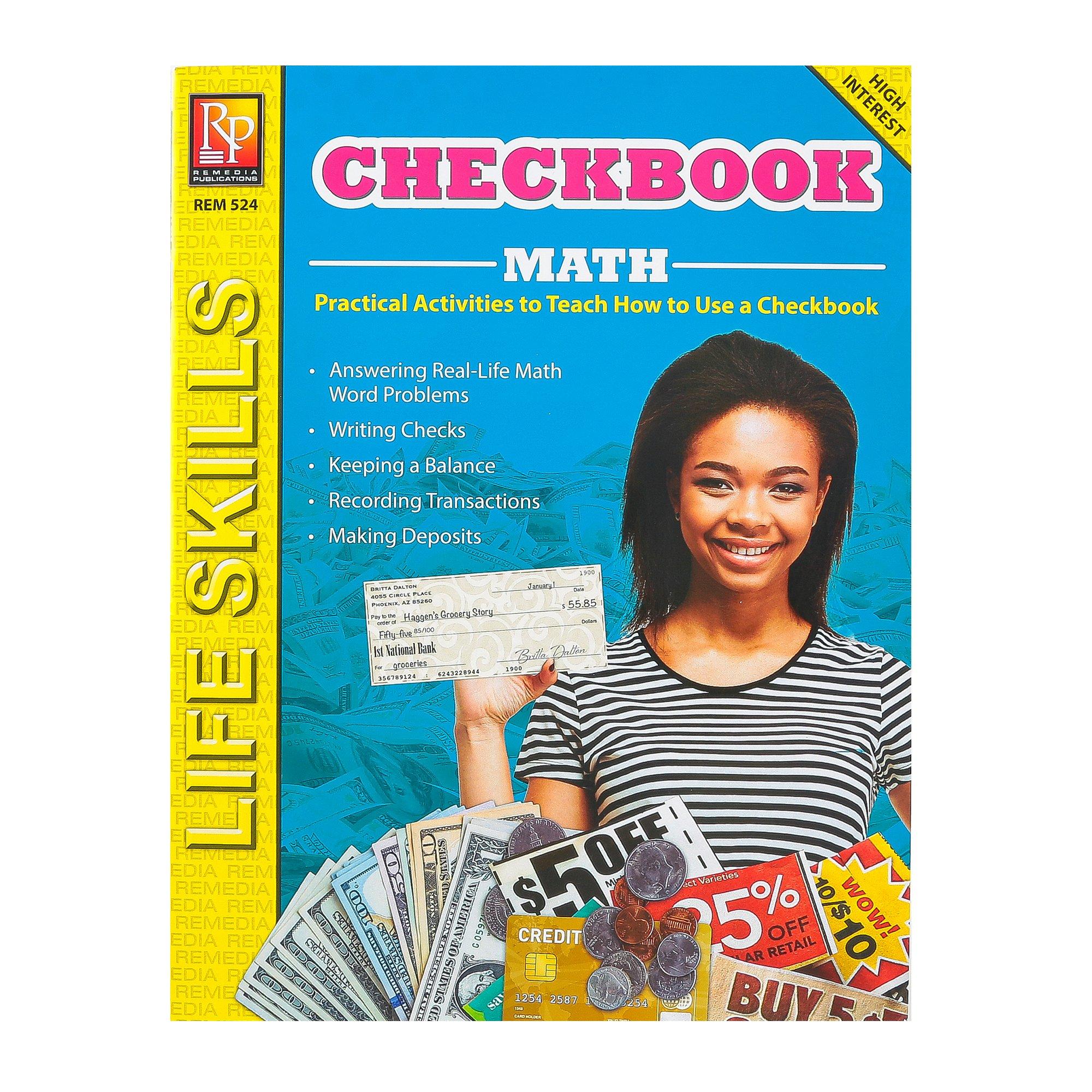 Life Skills Checkbook Math Reproducible, Grades 6 to 12 | Mardel | 3861630